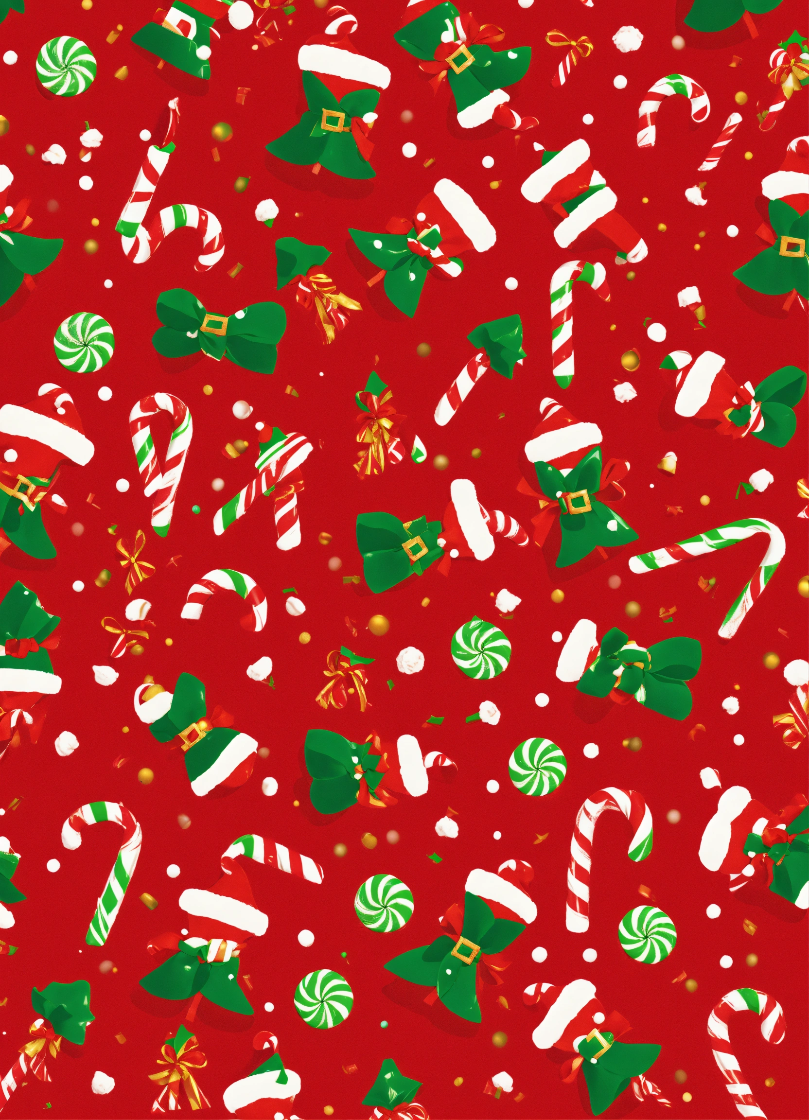 Lexica - African American superhero santa, christmas pattern with candy ...