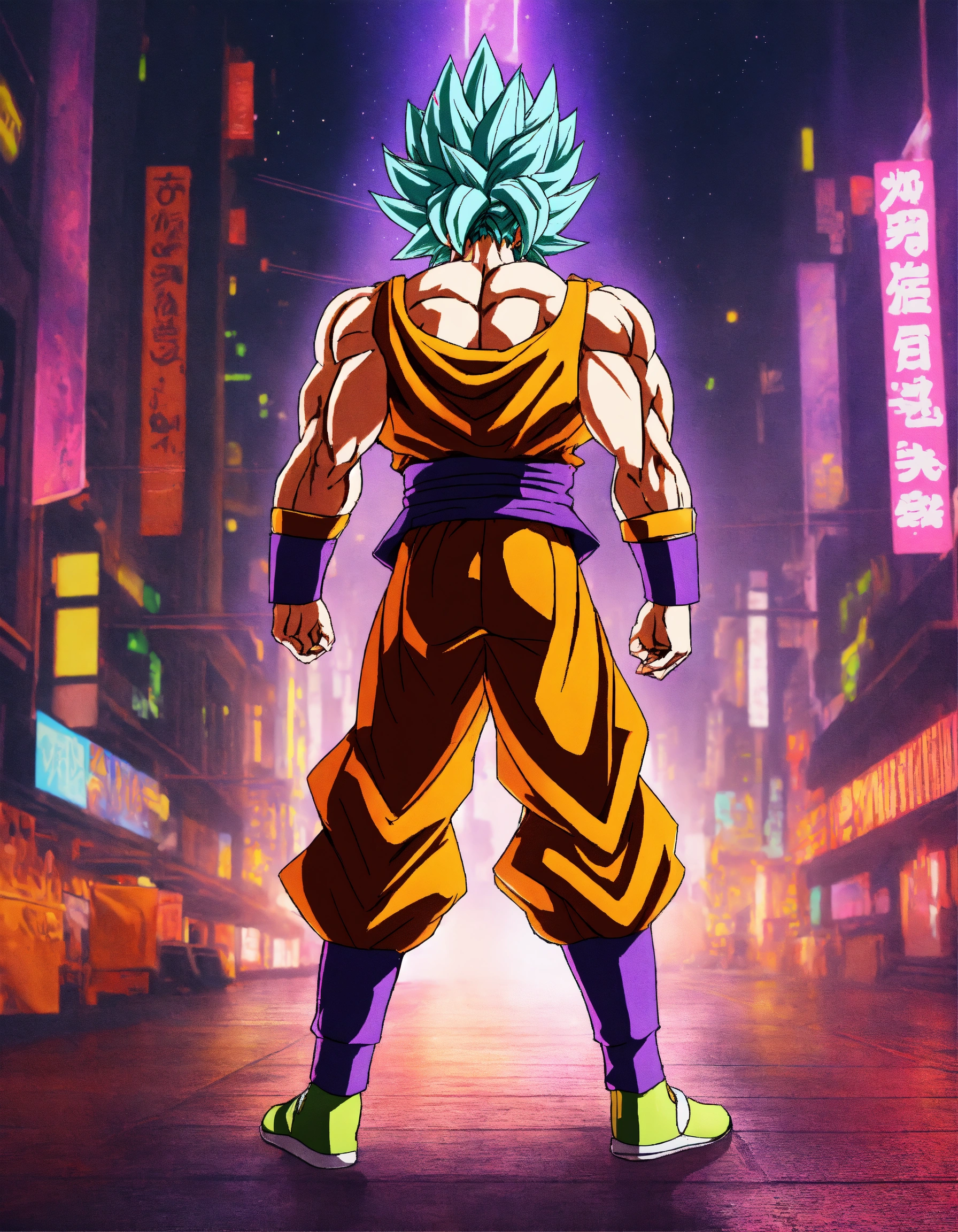 Lexica - Create a modern-day, humanized Broly in the style of Unreal 8D ...