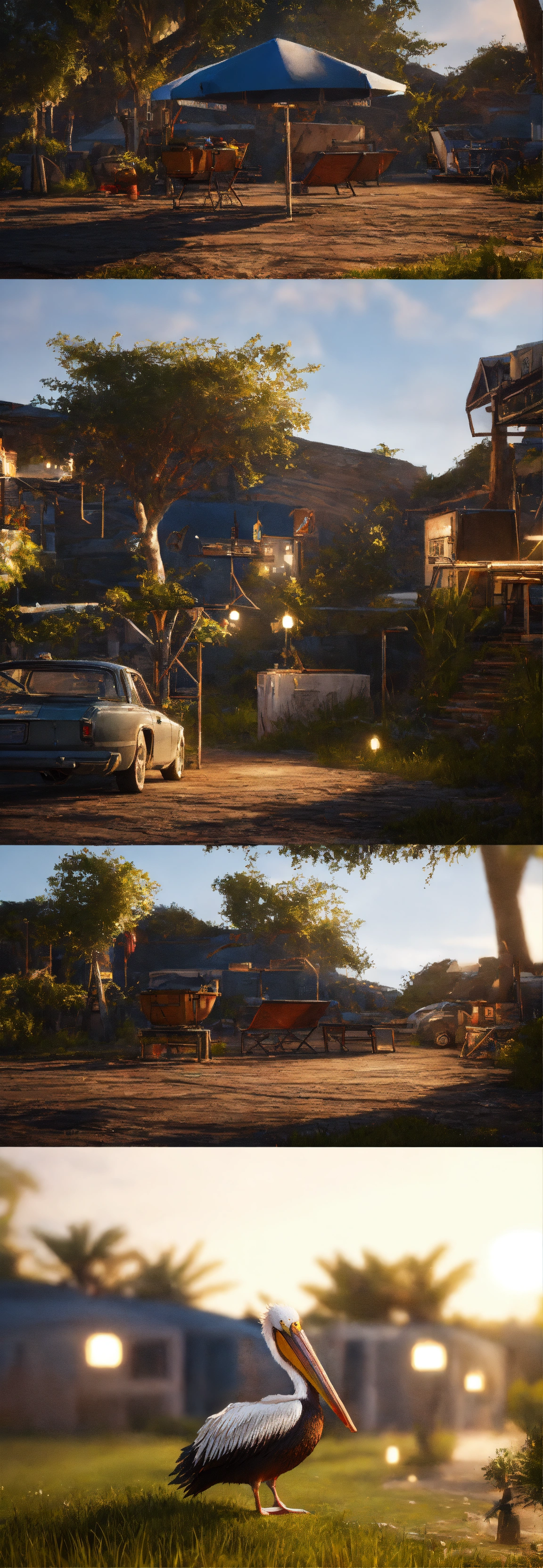 Lexica - Pelican, unreal engine, outdoor lighting, art-station, detailed, digital painting ...