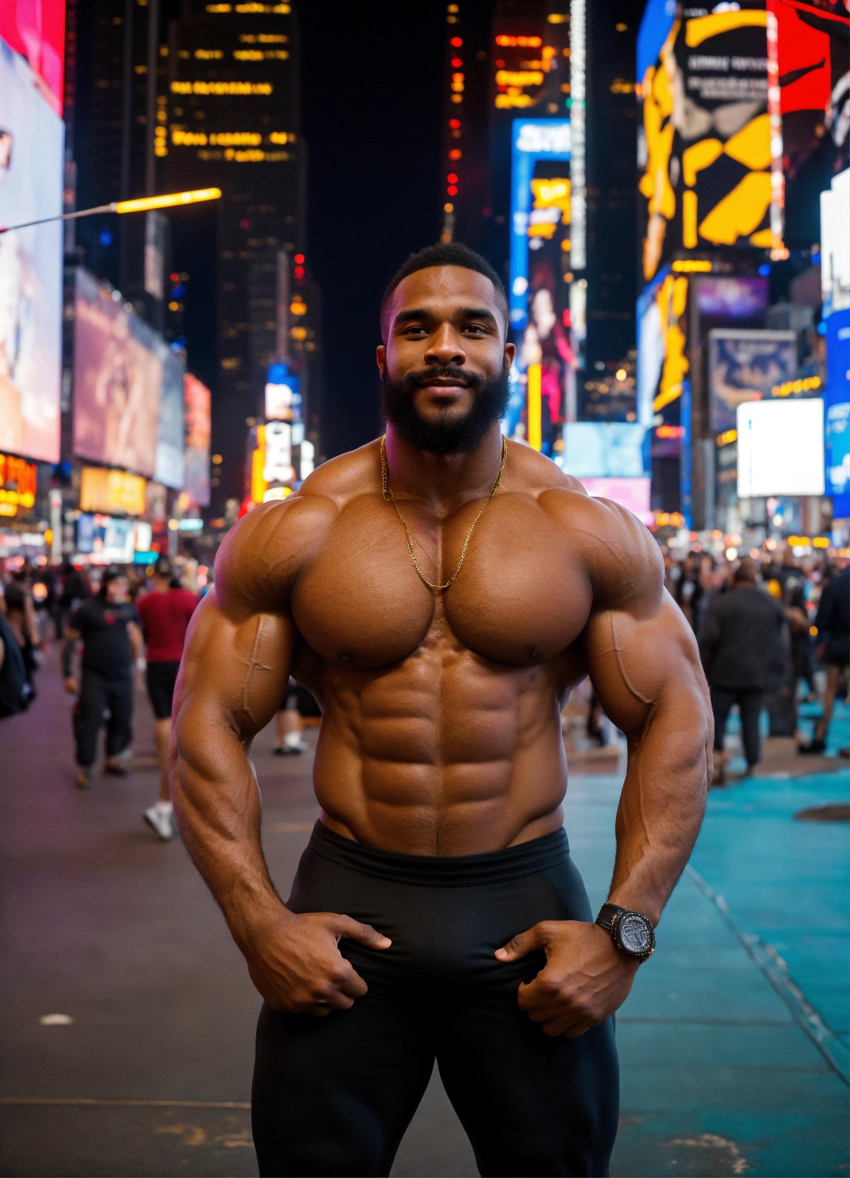 Lexica - 30-year-old hairy Trinidadian man with big muscles, big ...