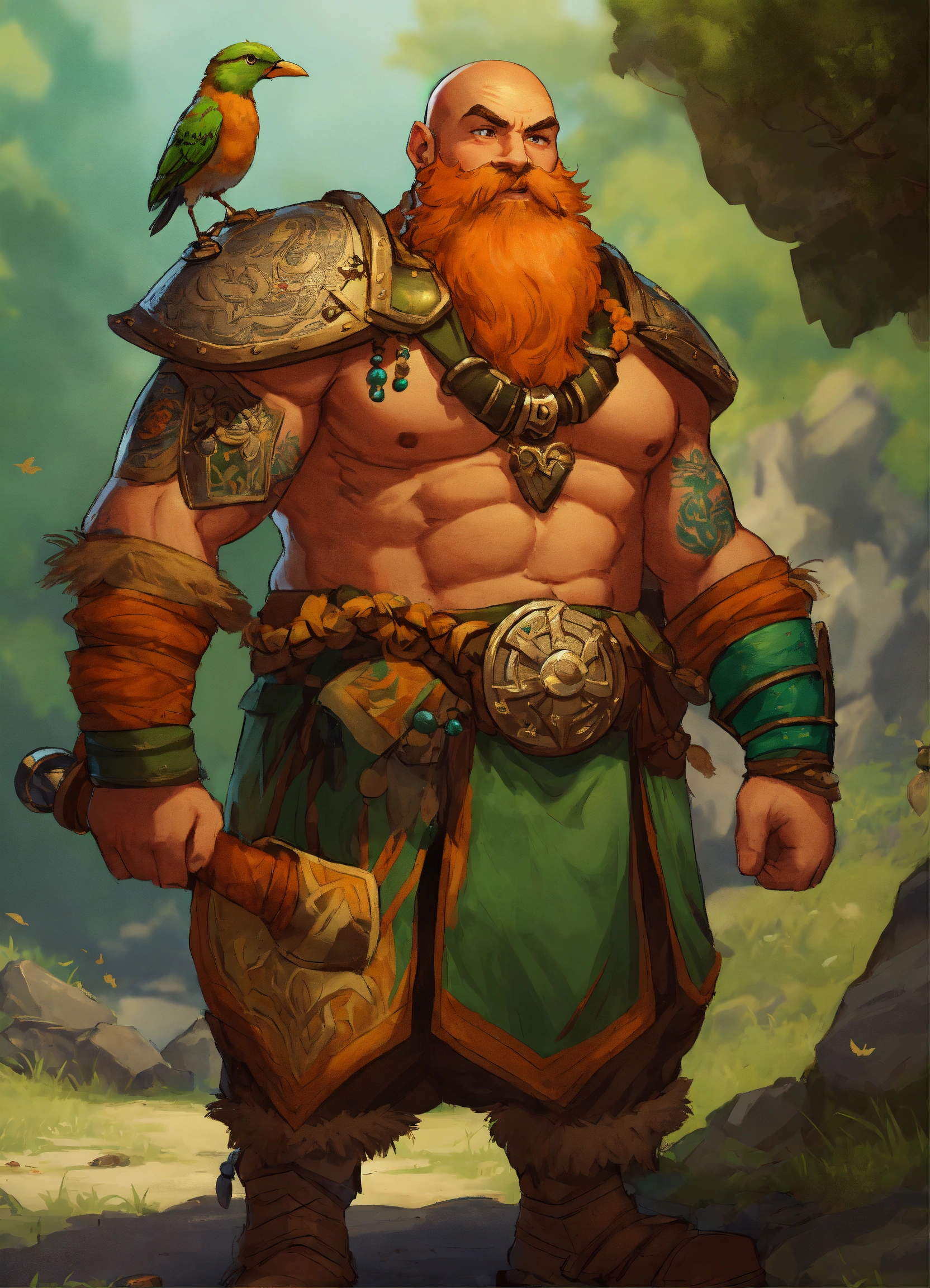 Lexica - A stocky and muscular dwarf. A little short for a dwarf. He ...