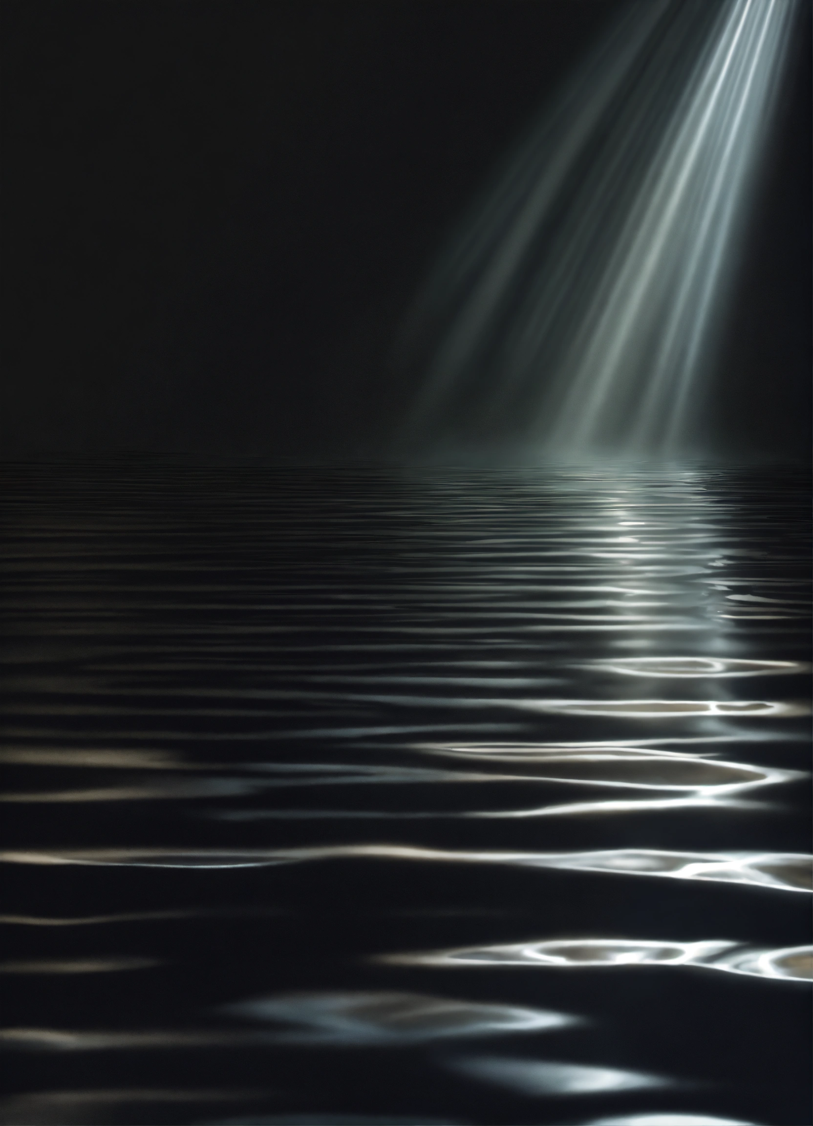 Lexica - Hyper realistic opaque black metallic rays of light reflecting ...