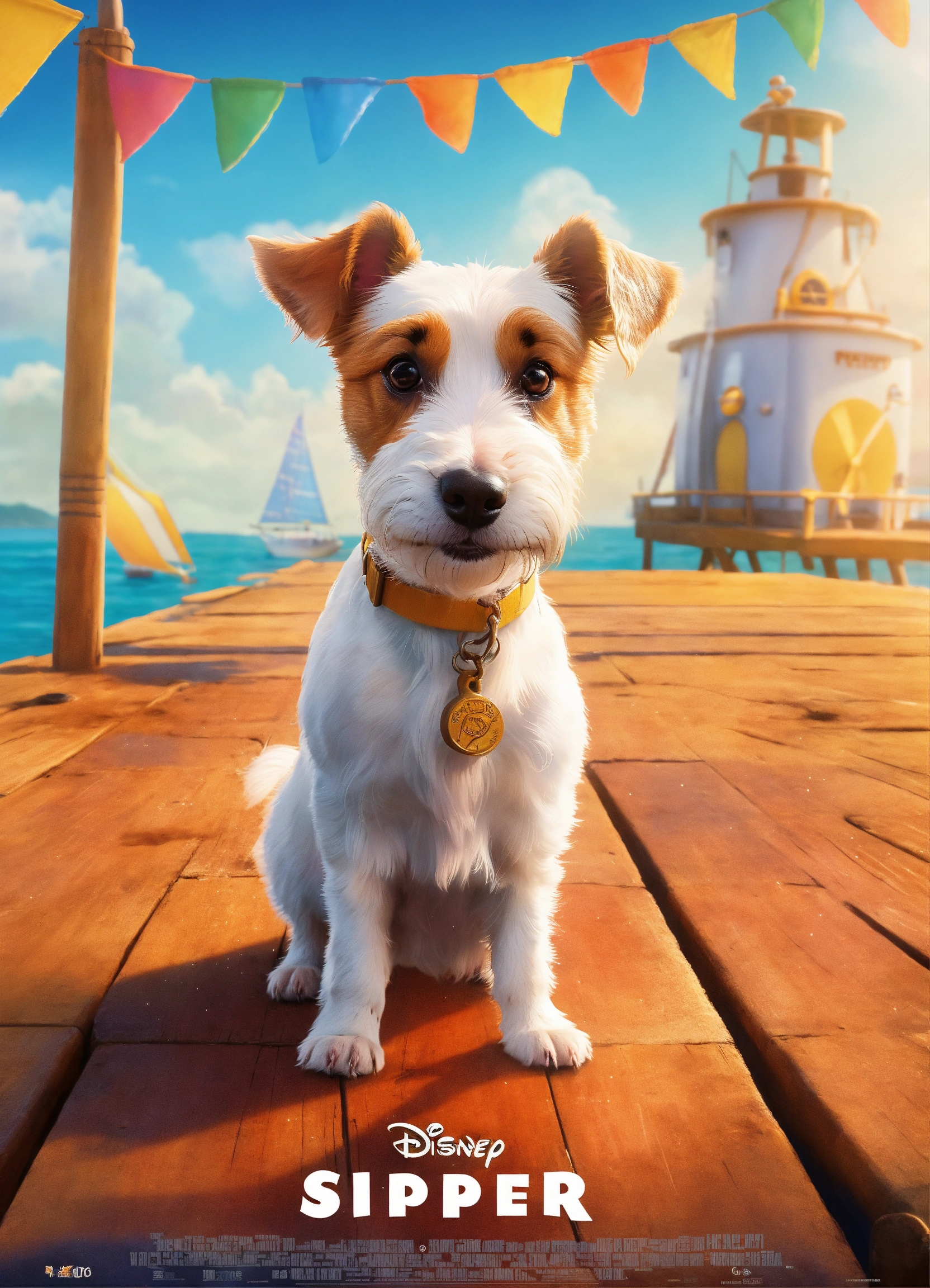 Lexica - A Disney Pixar inspired movie poster with the title Skipper. A ...