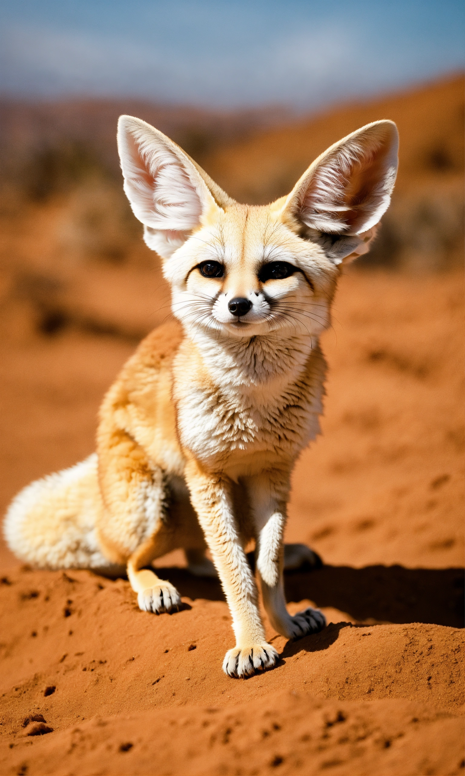 Lexica - THE CUTEST FENNEC FOX FLEXING ITS MUSCLES