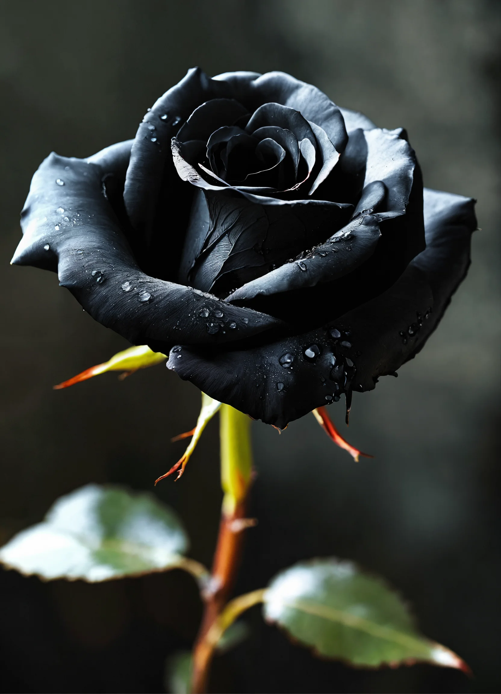 Lexica - Black rose flower