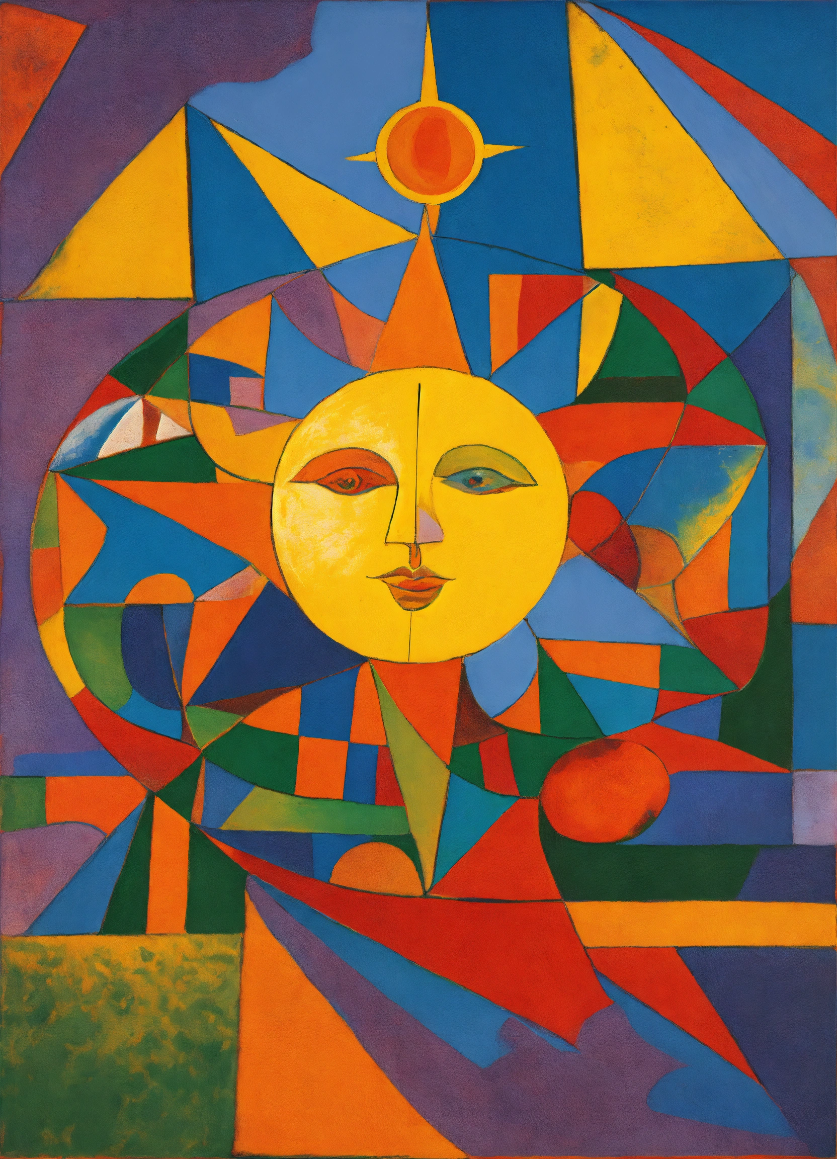 Lexica - Sun merging into moon, psychedelic, the four corners of the ...