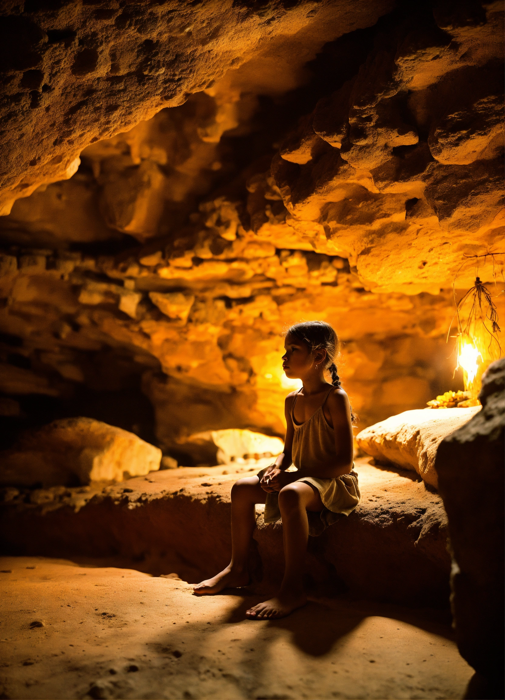 Lexica - An 8 year old cave boy and her tribe 8 million years ago ...