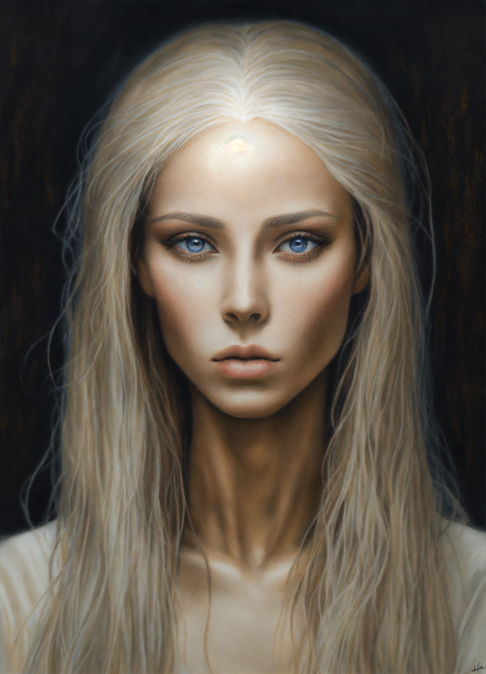 Lexica - Realistic colored pencil drawing of portrait of a beautiful ...