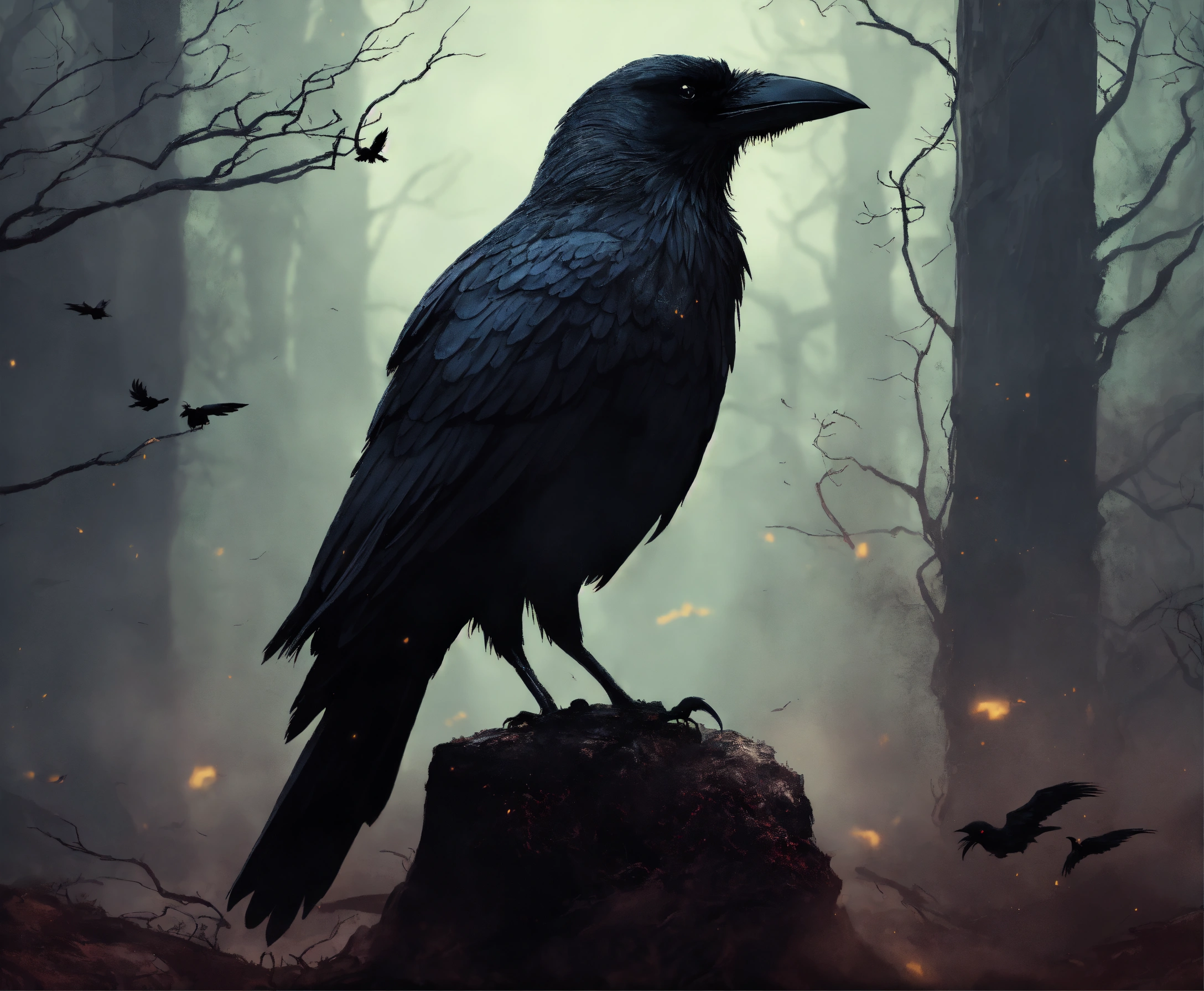 Lexica - Dark aesthetic, A macabre shadow creature, holding a black ...