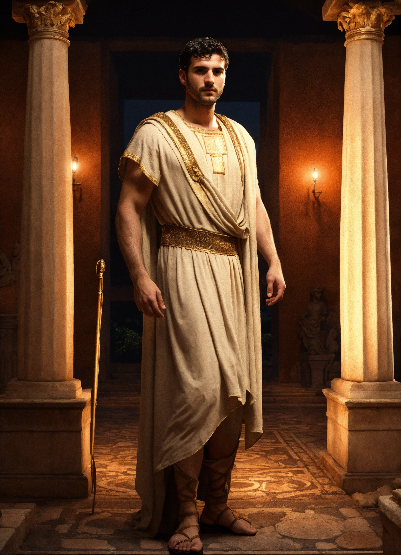 Lexica - Ancient rome, handsome and noble man, roman man, tall, wearing ...