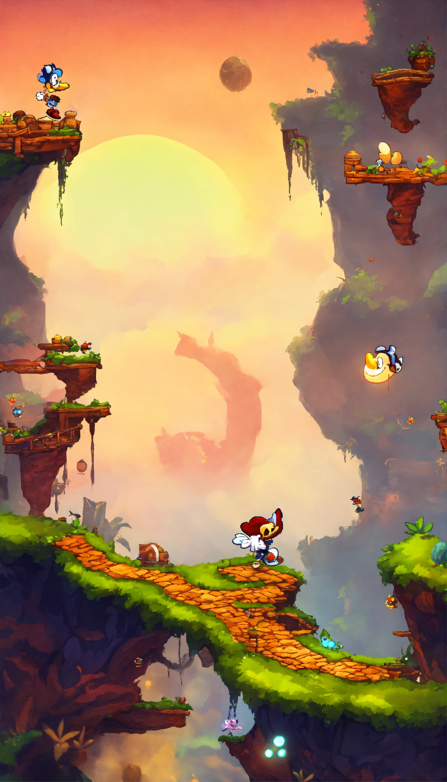 Lexica - Side-scrolling Rayman style platform game