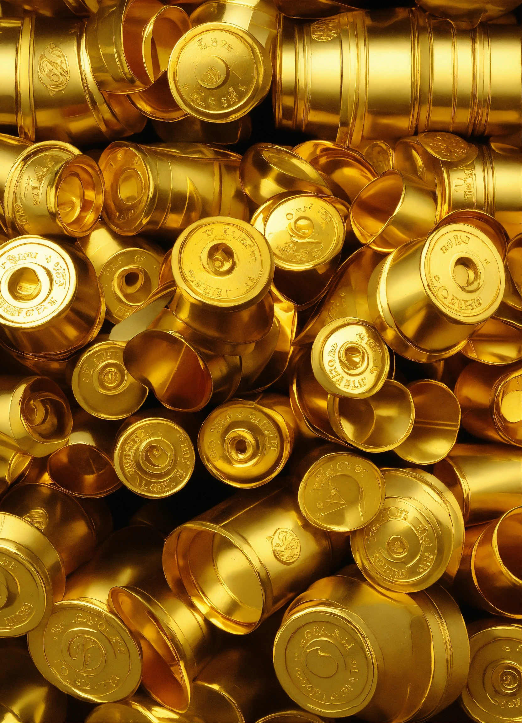 Lexica - Gold shotgun shells, classical painting, icon