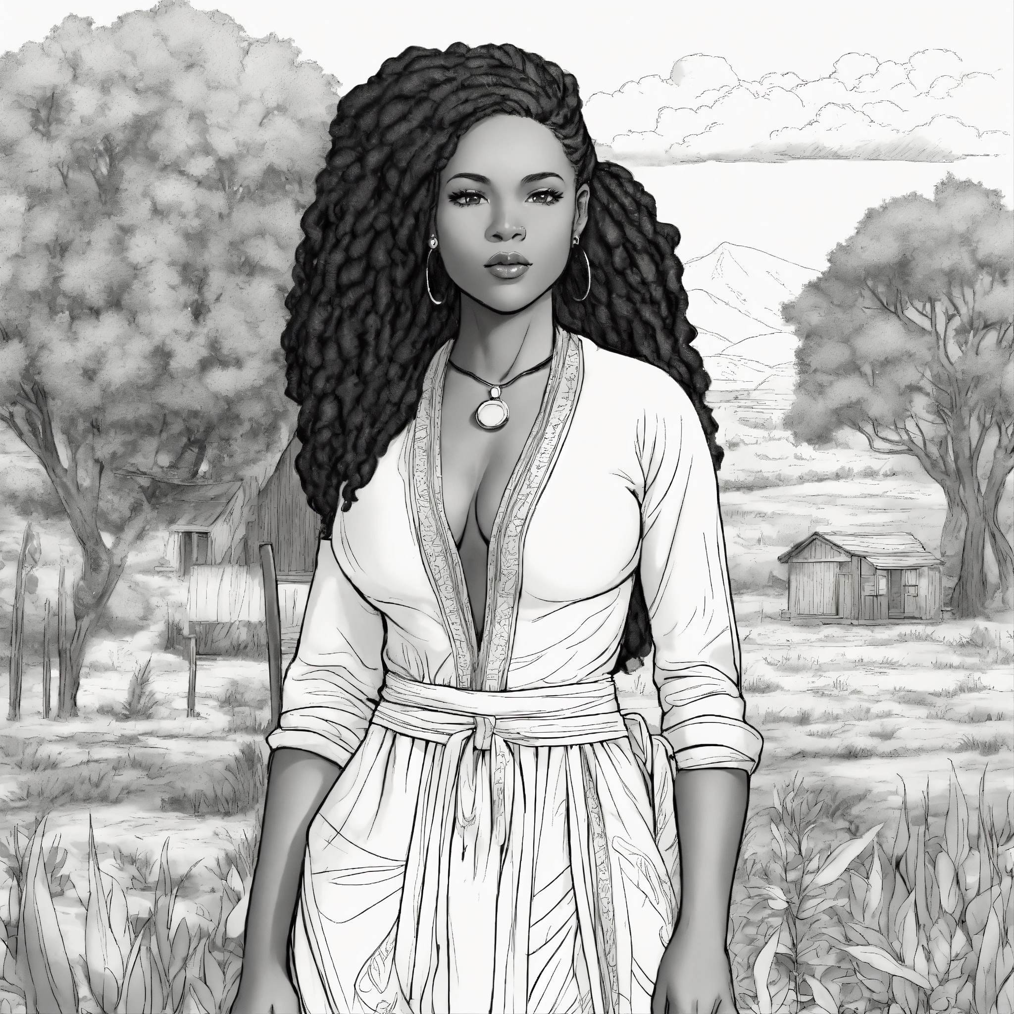 Lexica - African American west African features fully clothed full ...
