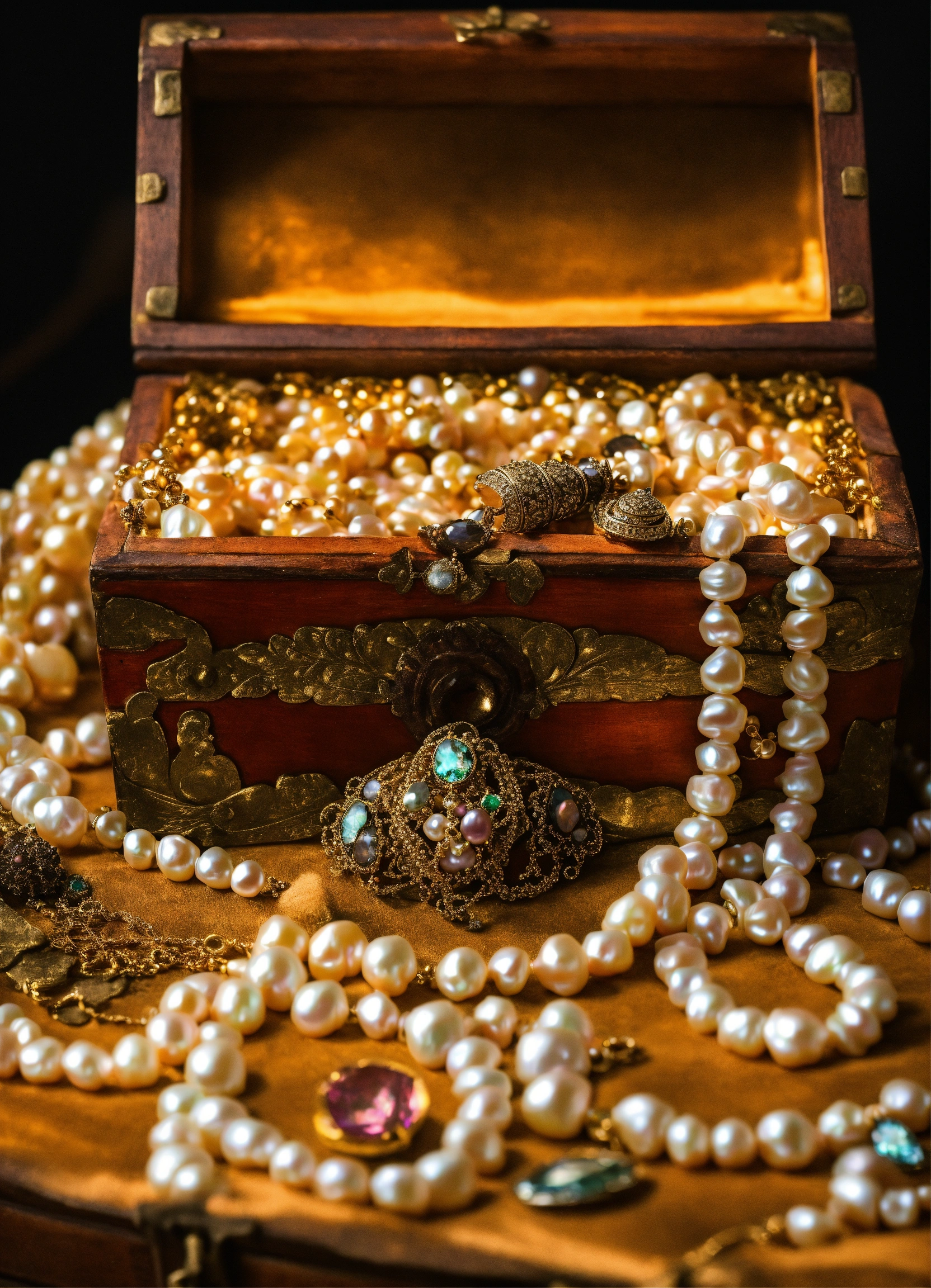 Lexica - A treasure chest of ancient pearls and jewelry