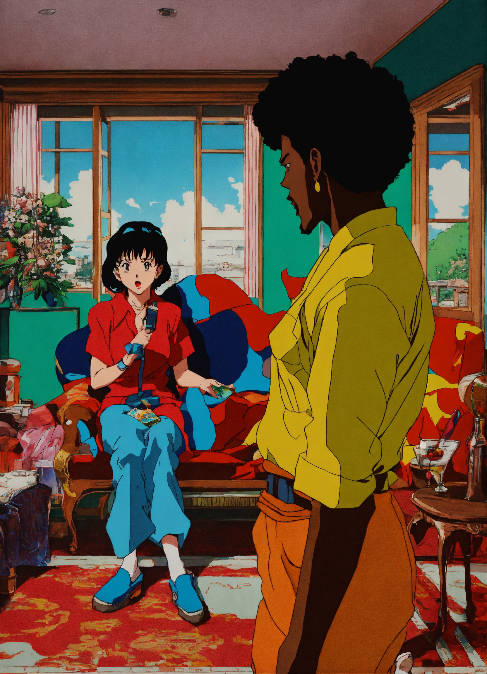 Lexica - Vintage anime screenshot from akira, 90’s anime. vibrant ...