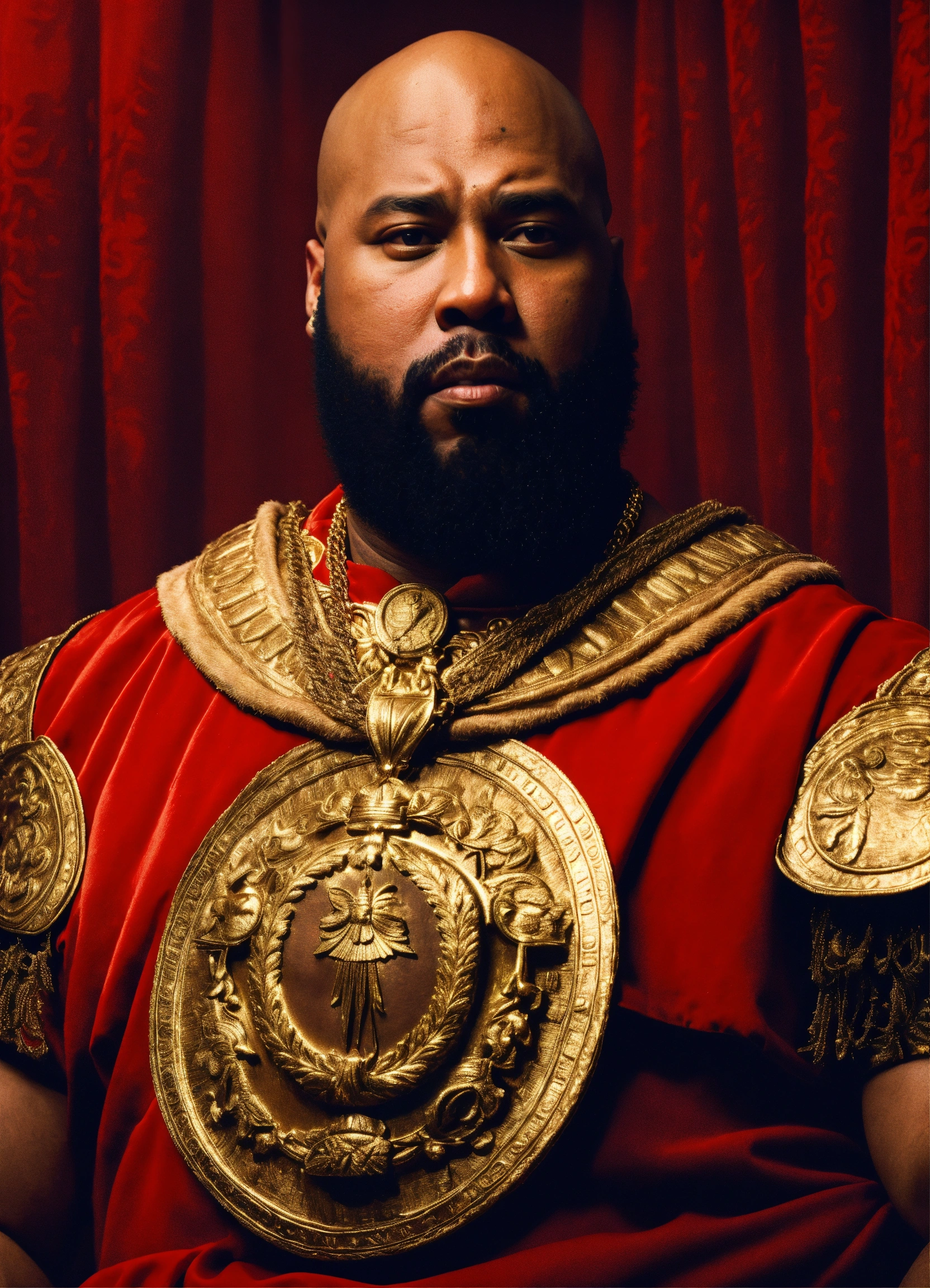 Lexica - Suge knight as the Roman senator Brutus in royal roman attire ...