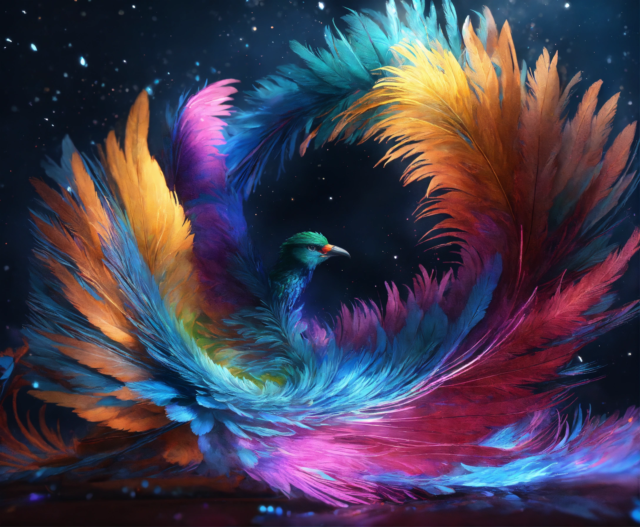 Lexica - Quantum Quetzalquark A fusion of the mythical Quetzal and the ...