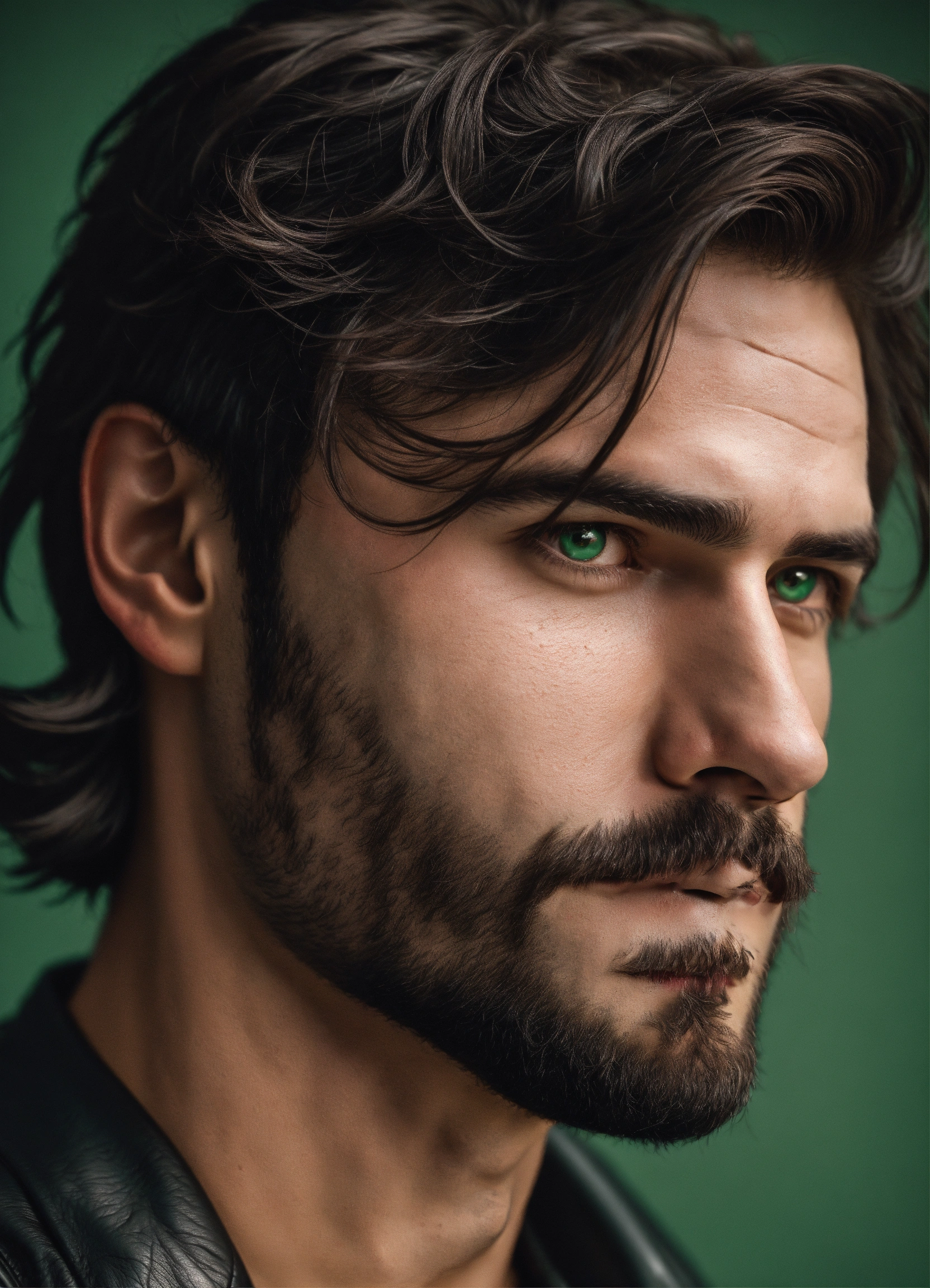 Lexica - A handsome brutal man with a scar across his entire face from ...