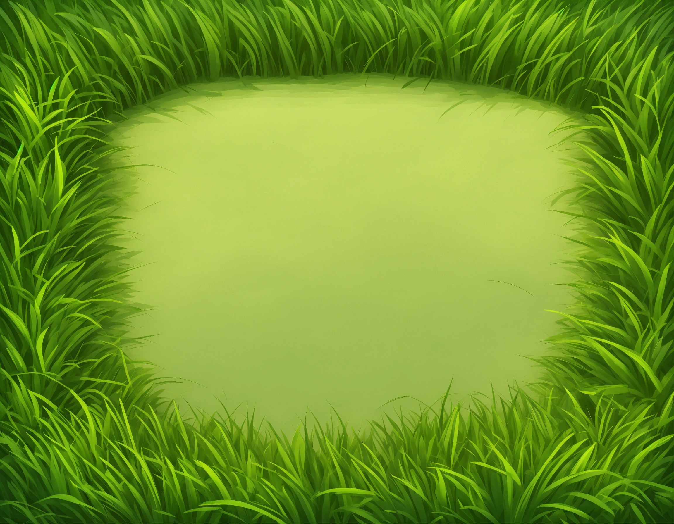Lexica - Cartoon 2d grass, top-down view