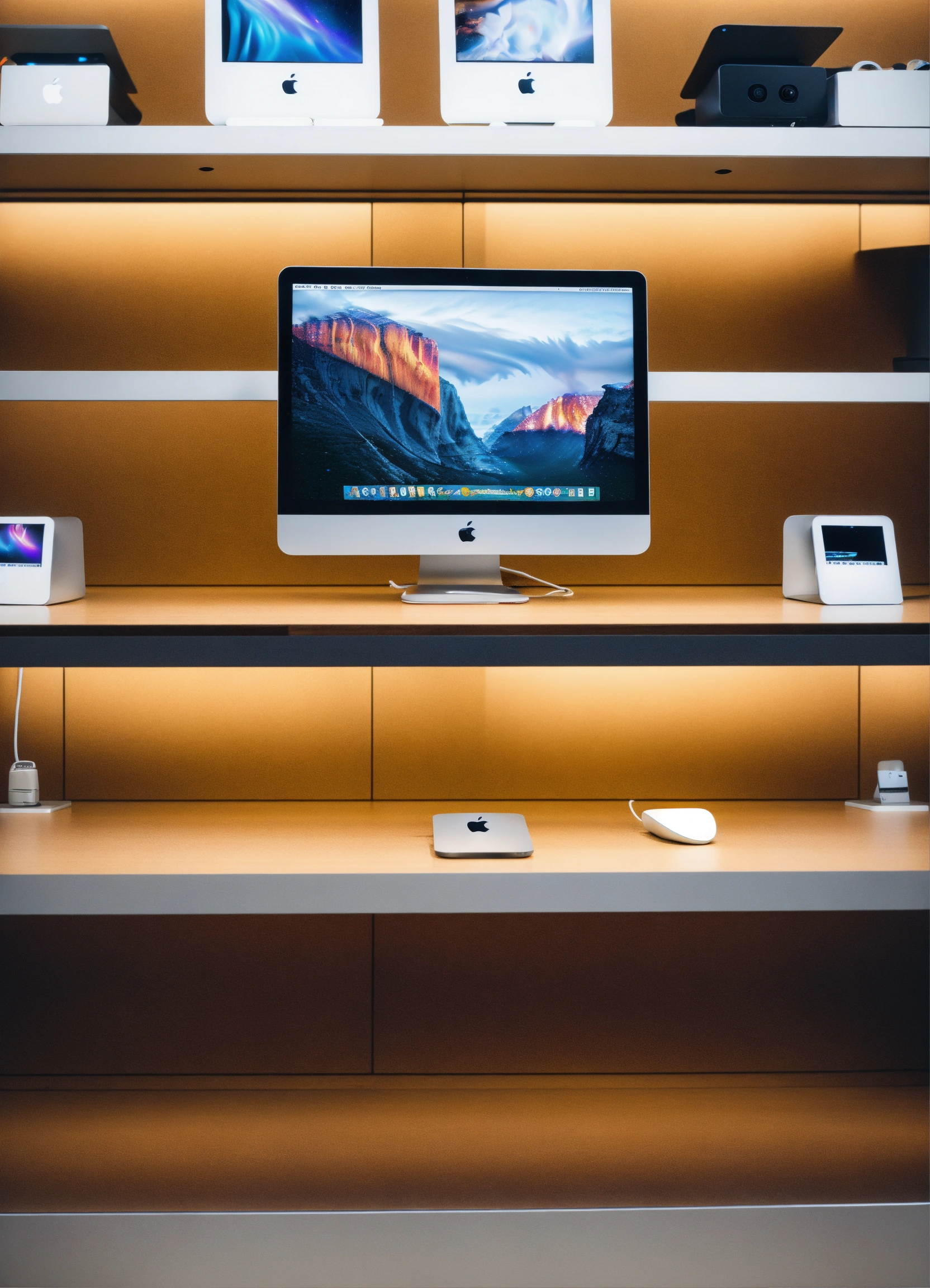 Lexica - Create a picture of a Mac Studio and a Mac Mini in silver on ...