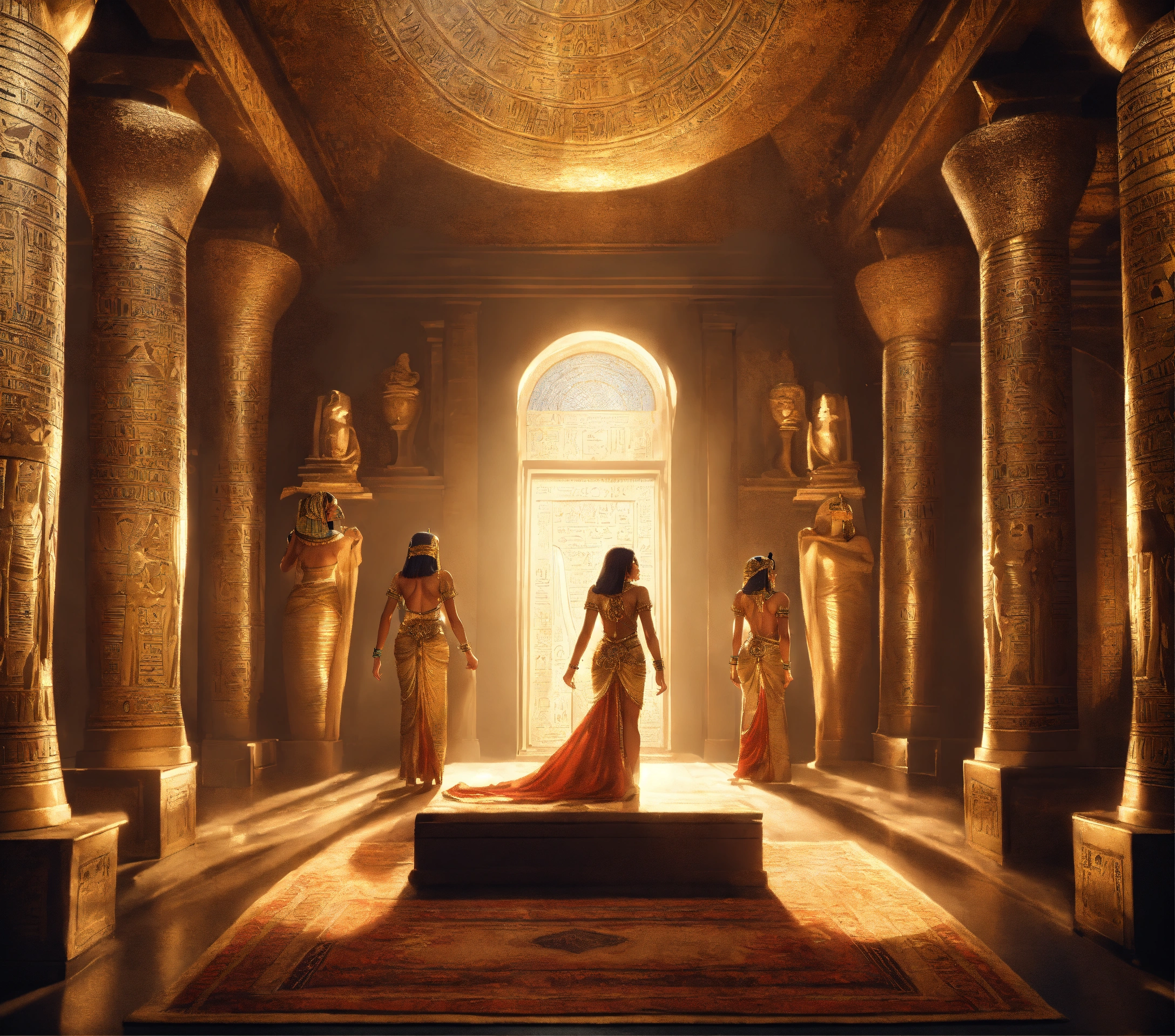 Lexica - An epic fantasy scene featuring two gorgeous and beautiful ...