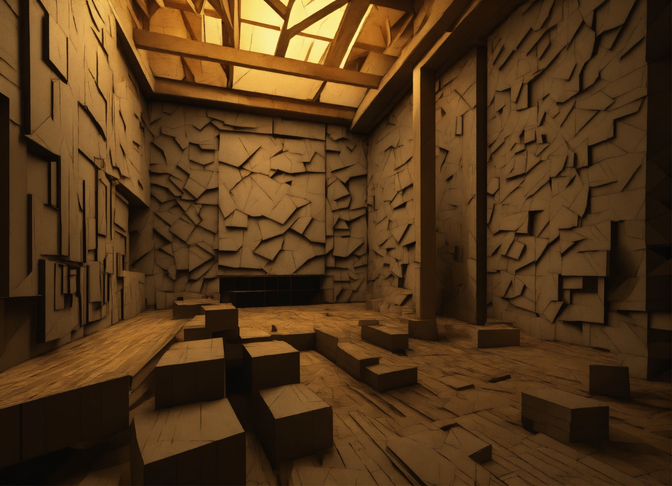 Lexica - Abstract art abstraction abstract SketchUp volumetric lighting ...