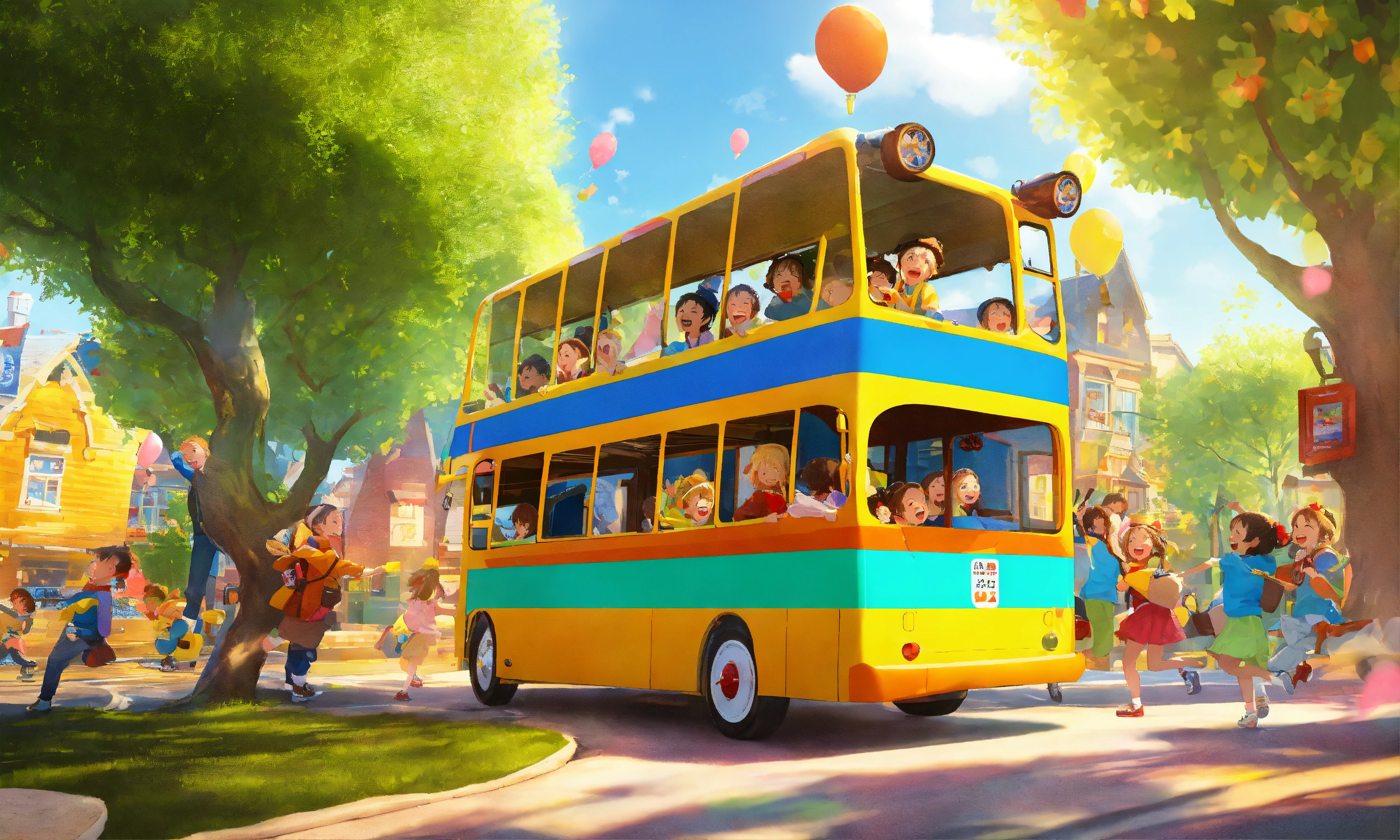 Lexica - Generate an image capturing the lively and playful scene of ...