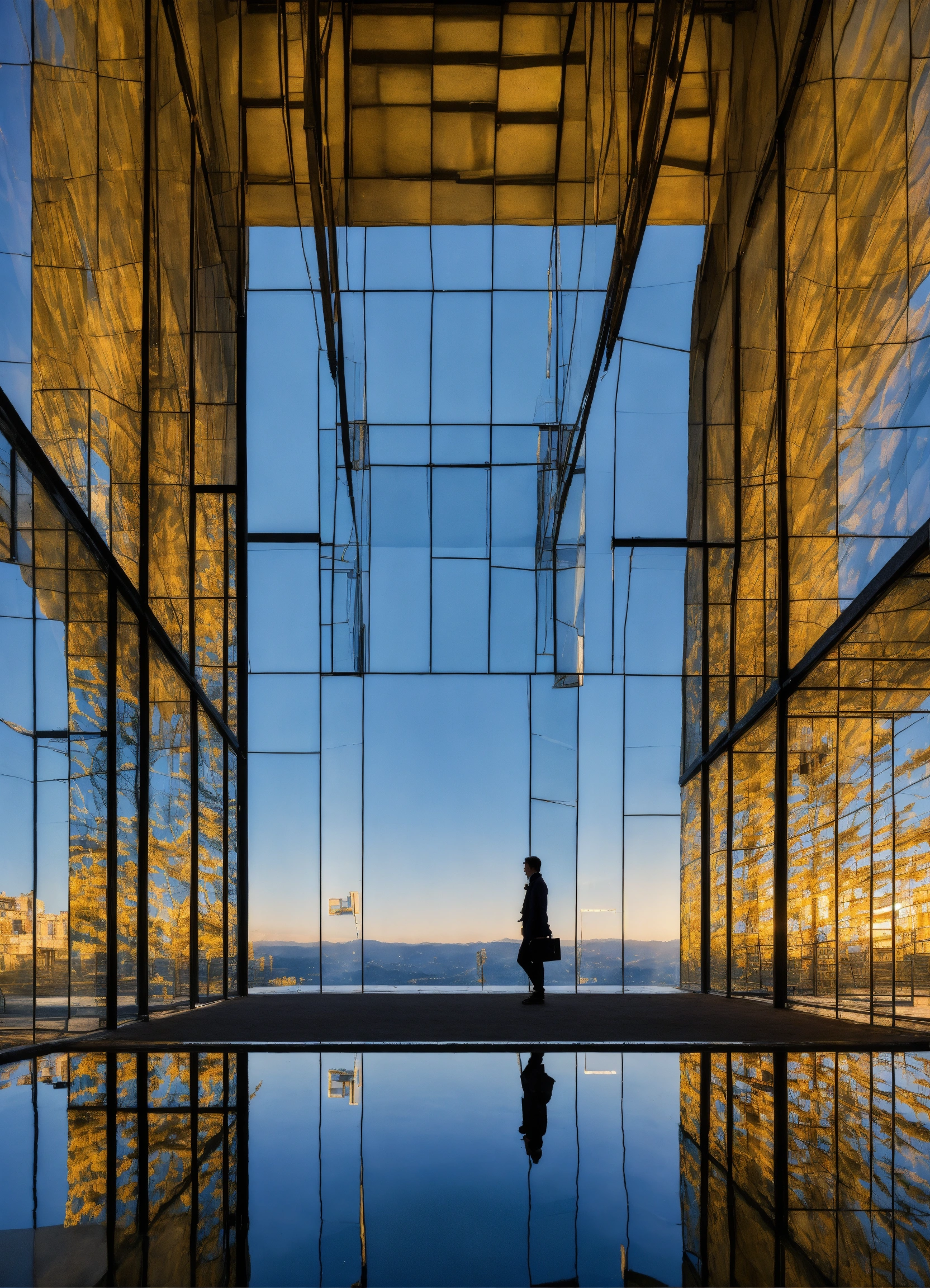 Lexica - Dans un sanctuaire lumineux à l'architecture transparente, une ...