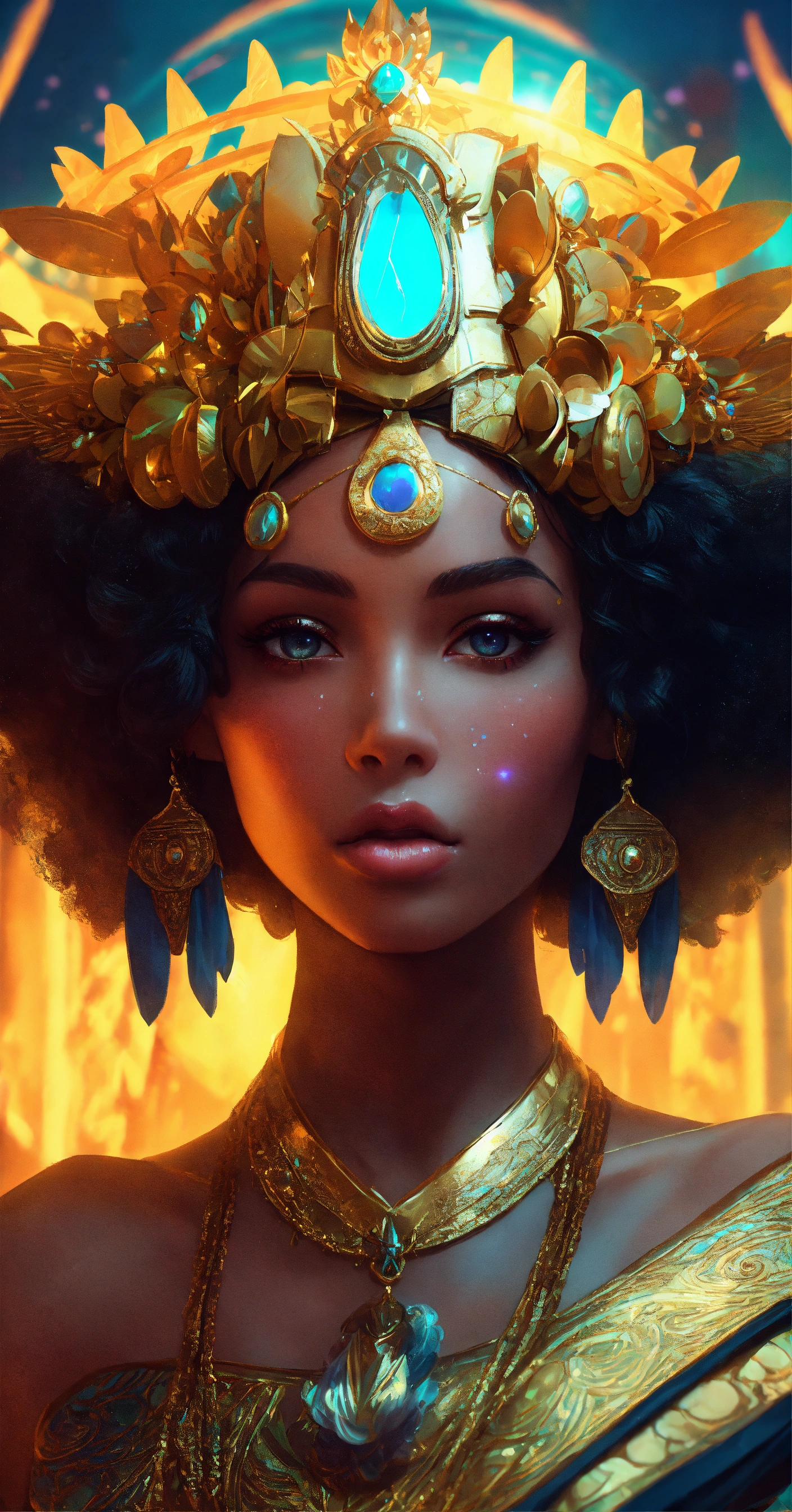 Lexica - Cute waifu, black ethereal queen, pretty, royalty, Cute ...
