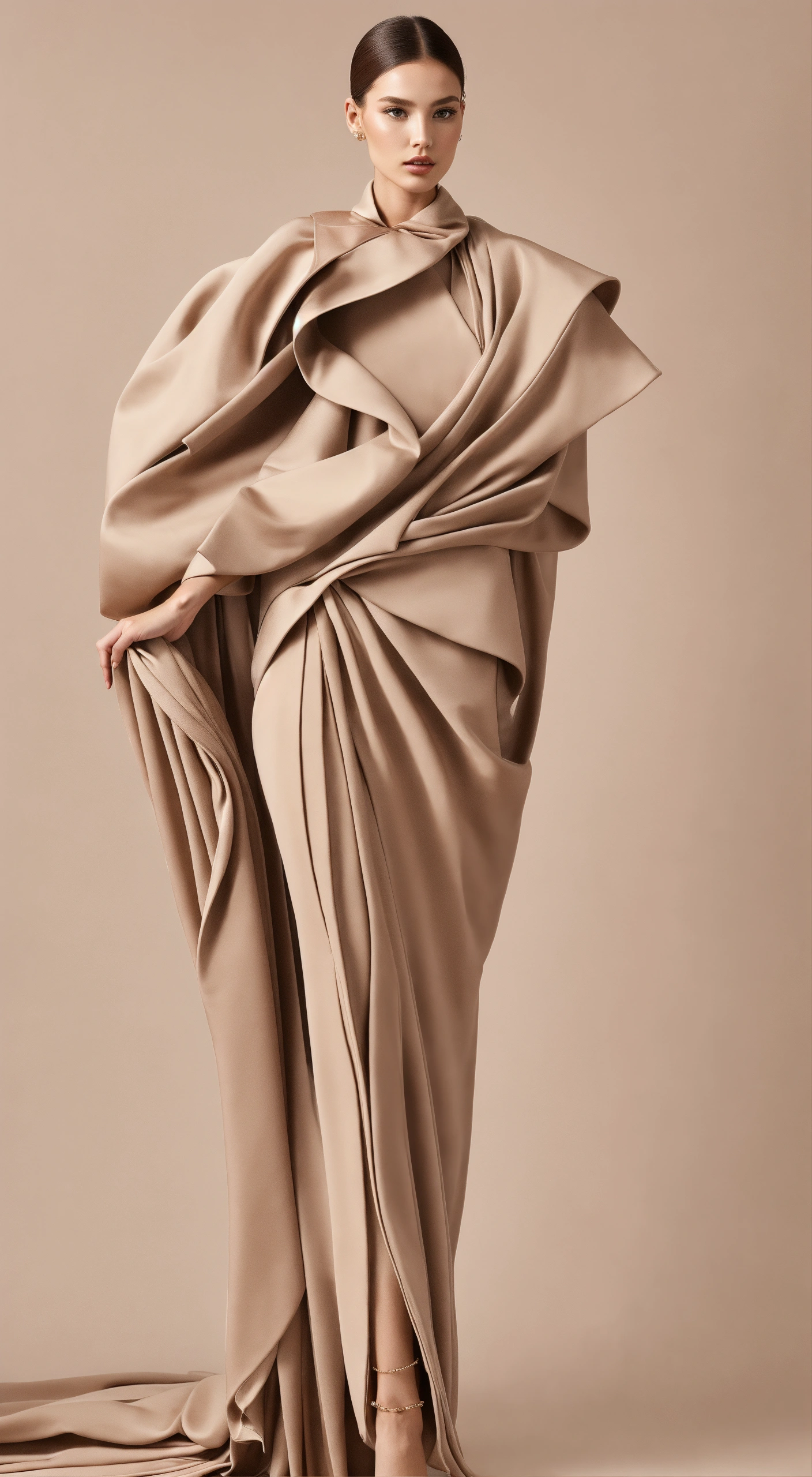 Lexica - Innovative haute couture fashion design wide sculptural ...