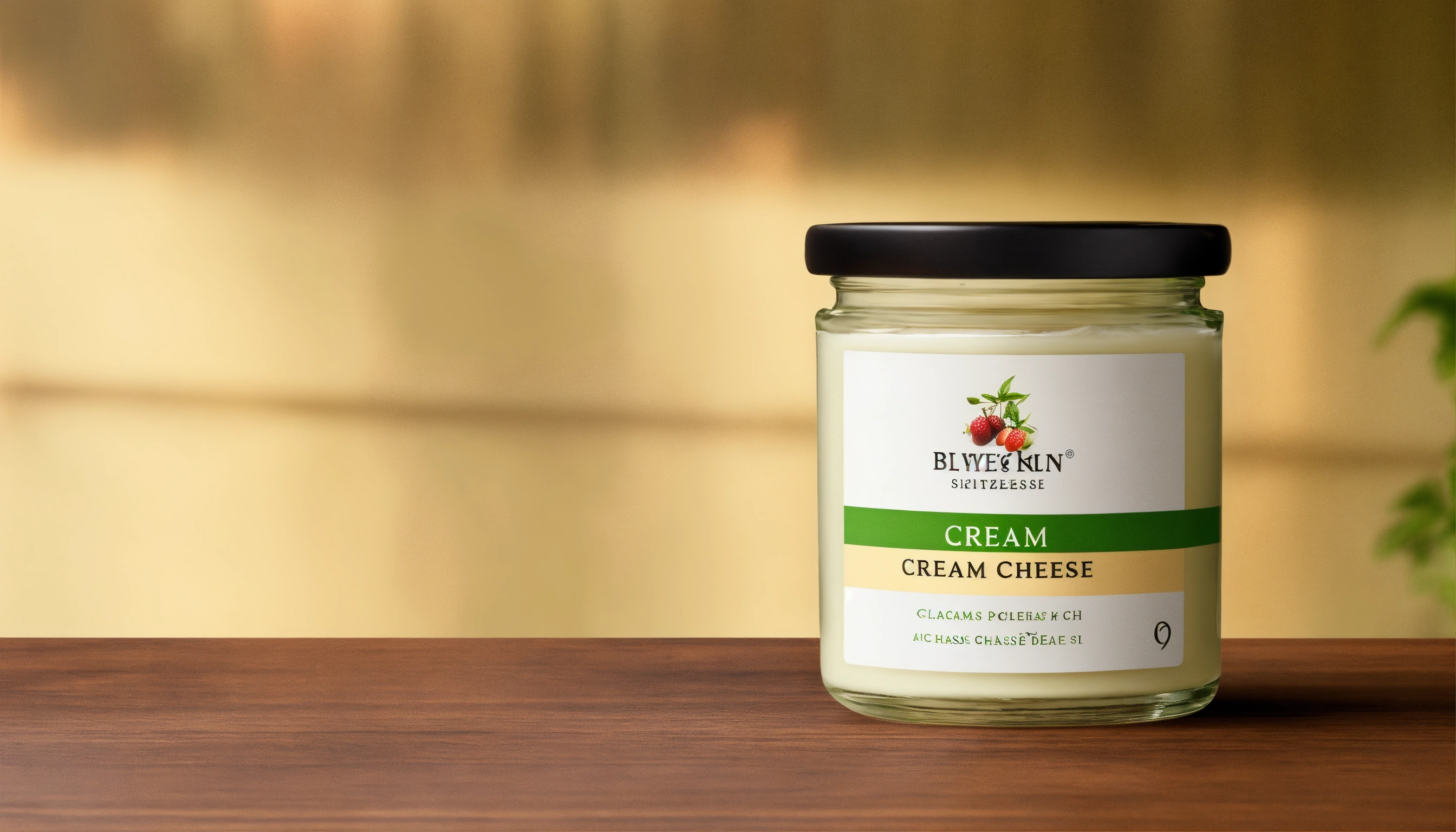 Lexica - Cream cheese packaging glass jar