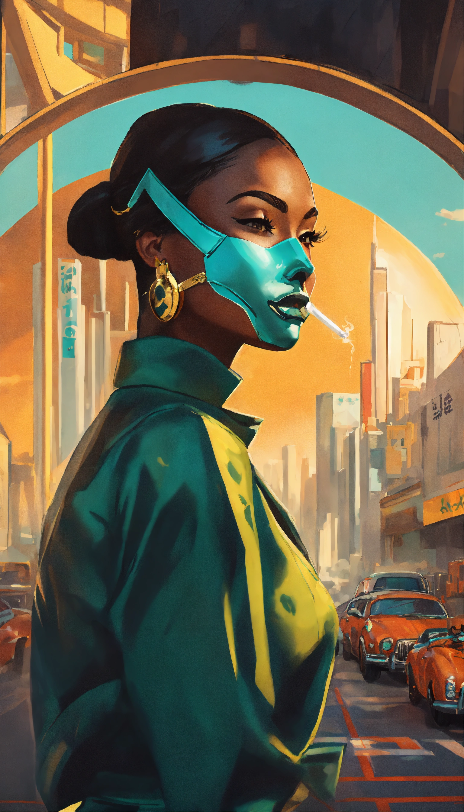 Lexica - ((Jaguar Halloween mask|face)), Multiple anime, black jetsons ...