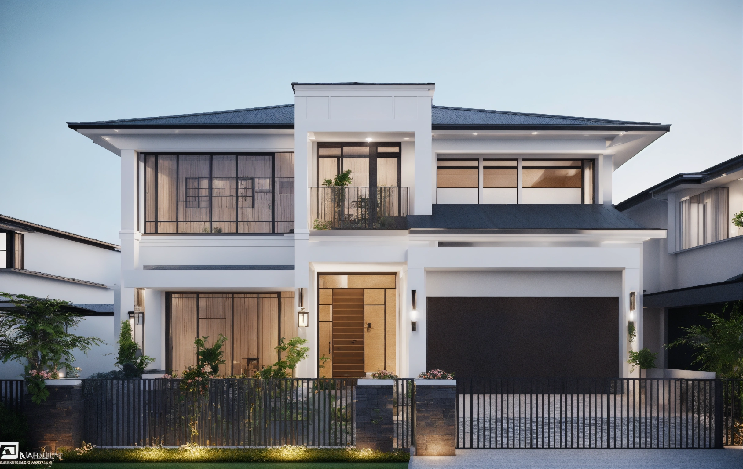 Lexica - Modern classic house, minimalist house design and clean look ...