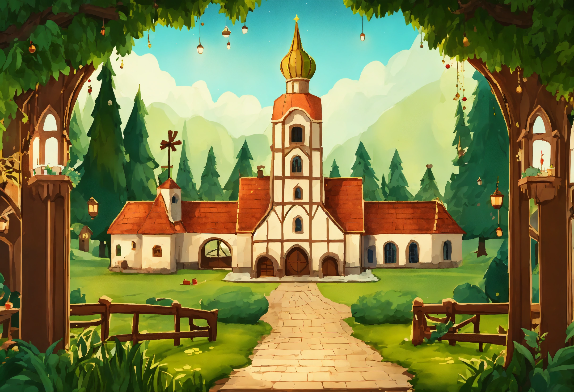 Lexica - Wood scrolsaw layered christmas svhwibbogen Forest Scene of ...