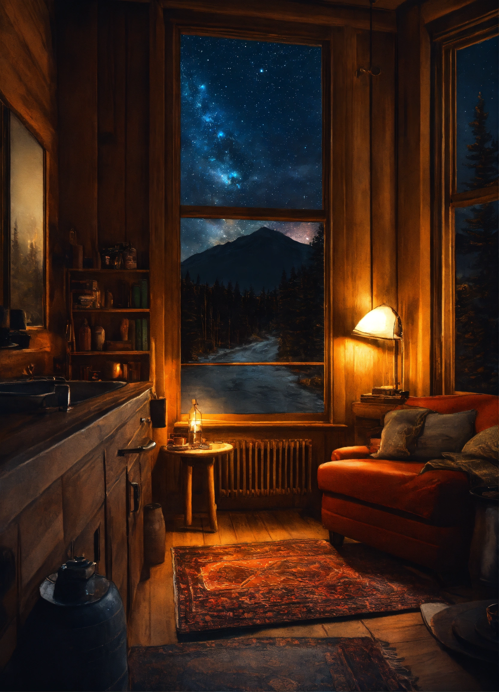 Lexica - Montana midnight realistic