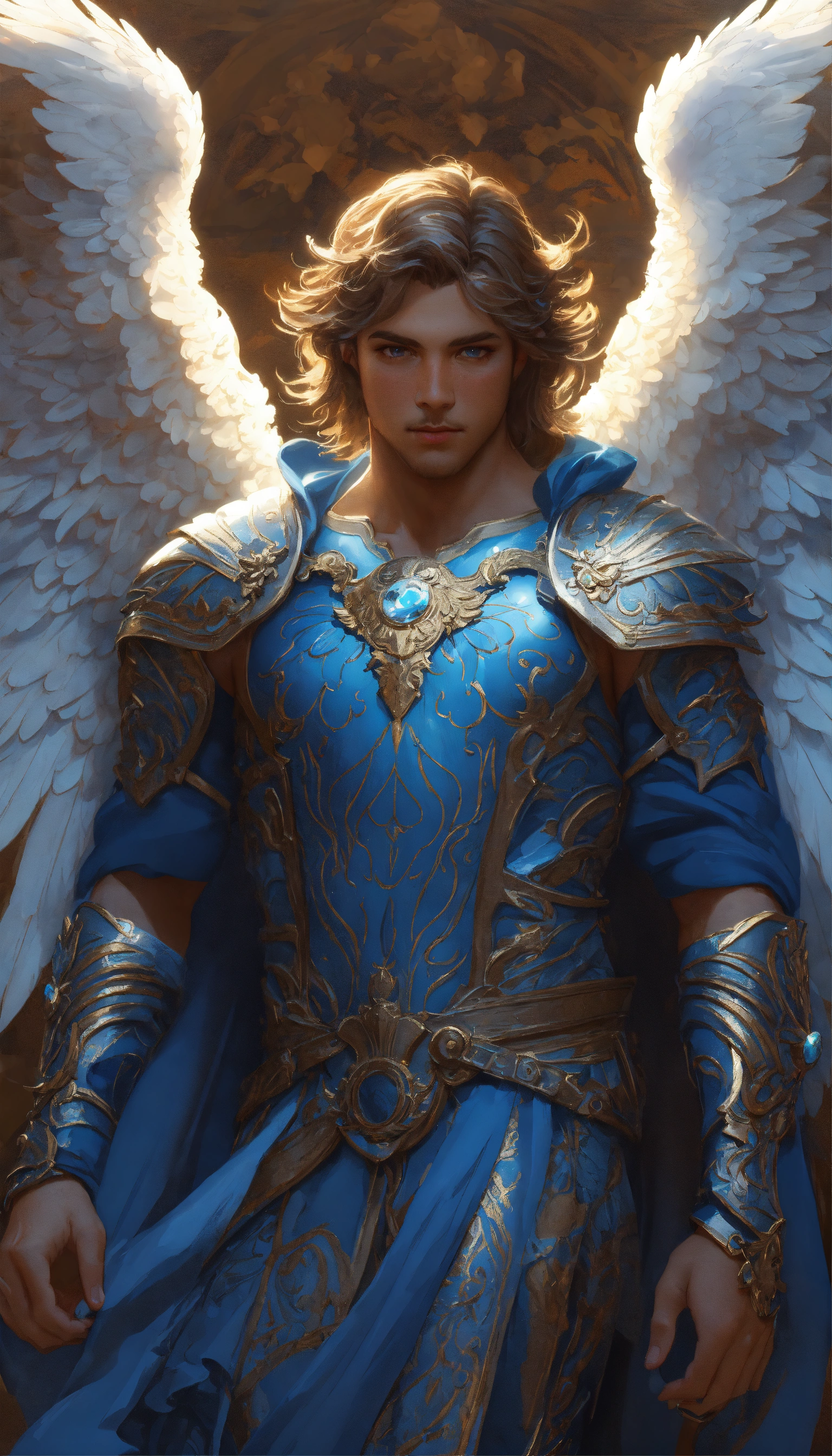 Lexica - Male angel, wings, intricate, headshot, highly detailed ...