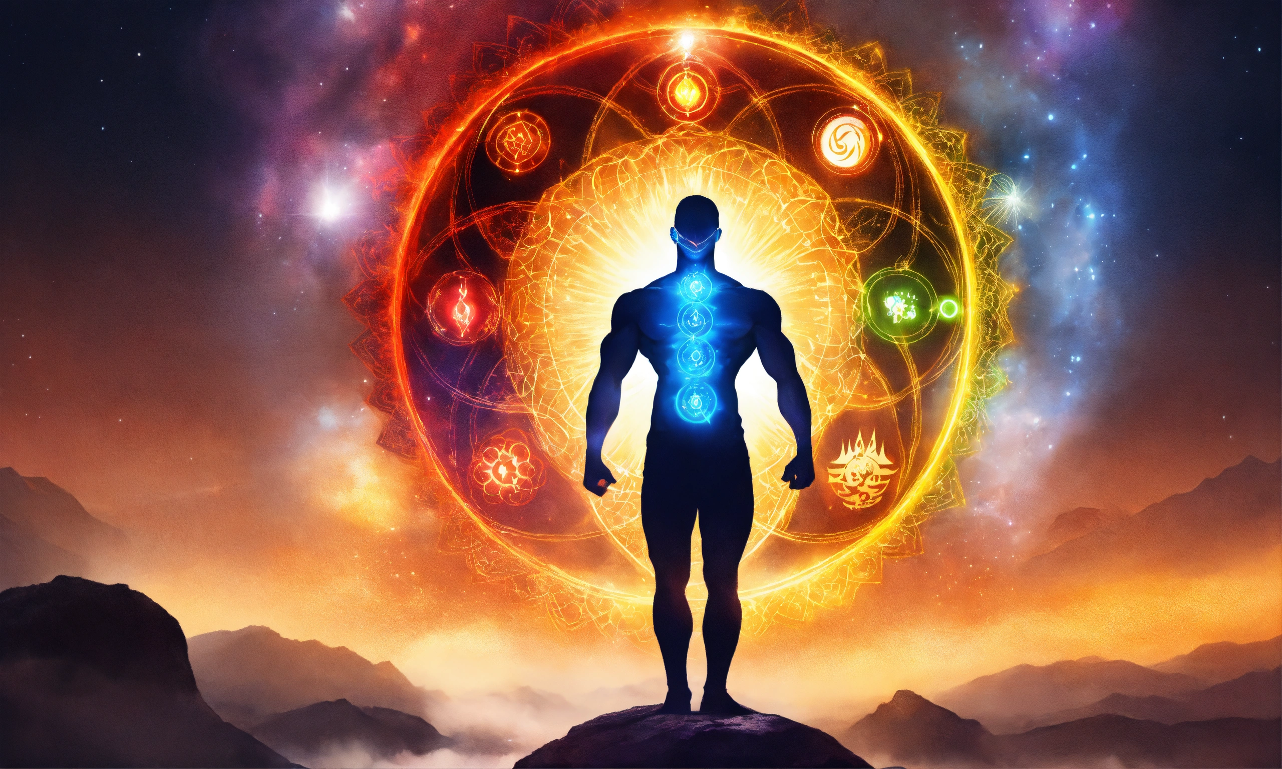 Lexica - Powerful superhuman with his body attracting good energy ...