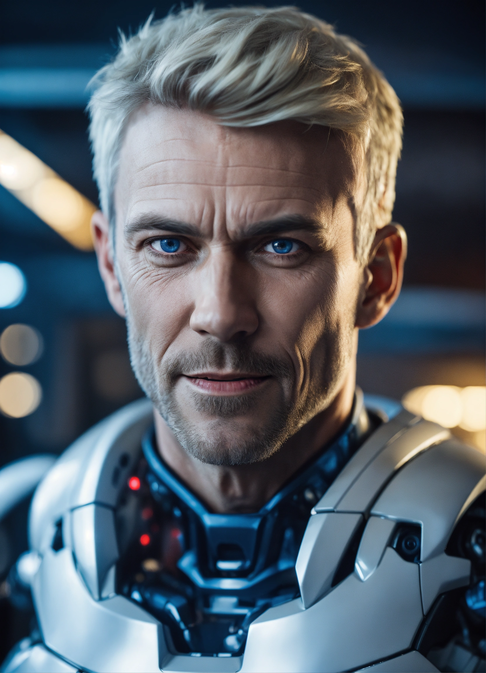 Lexica - A realistic photo of scary 45 years old scary man with deep ...