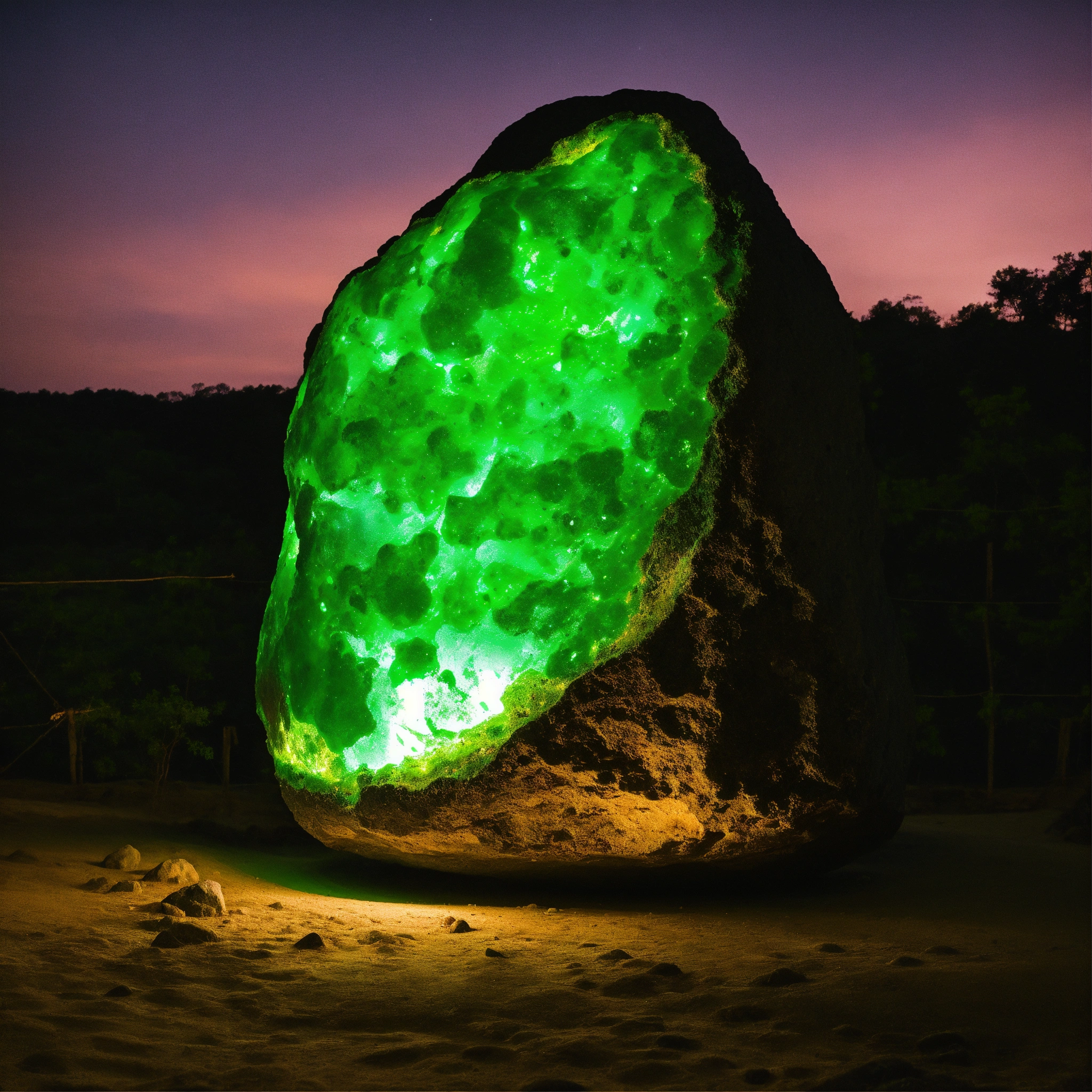 Lexica - Bio organism luminous squishy large rock