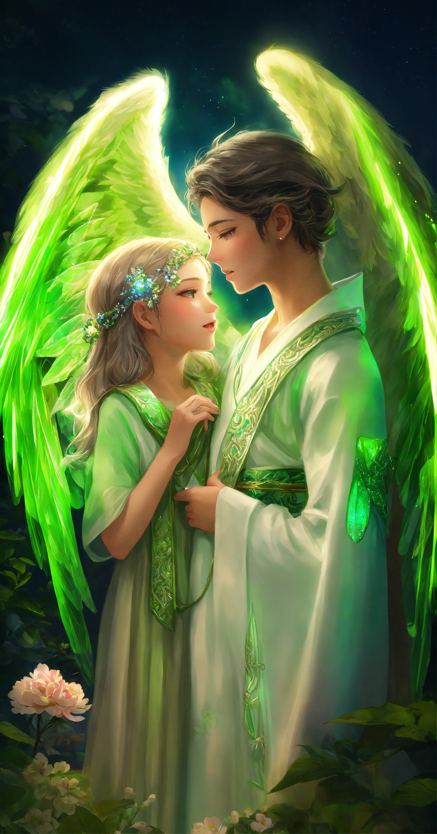 Lexica - 2 Guardian Angels, one is a boy and the other angel is a 7 ...