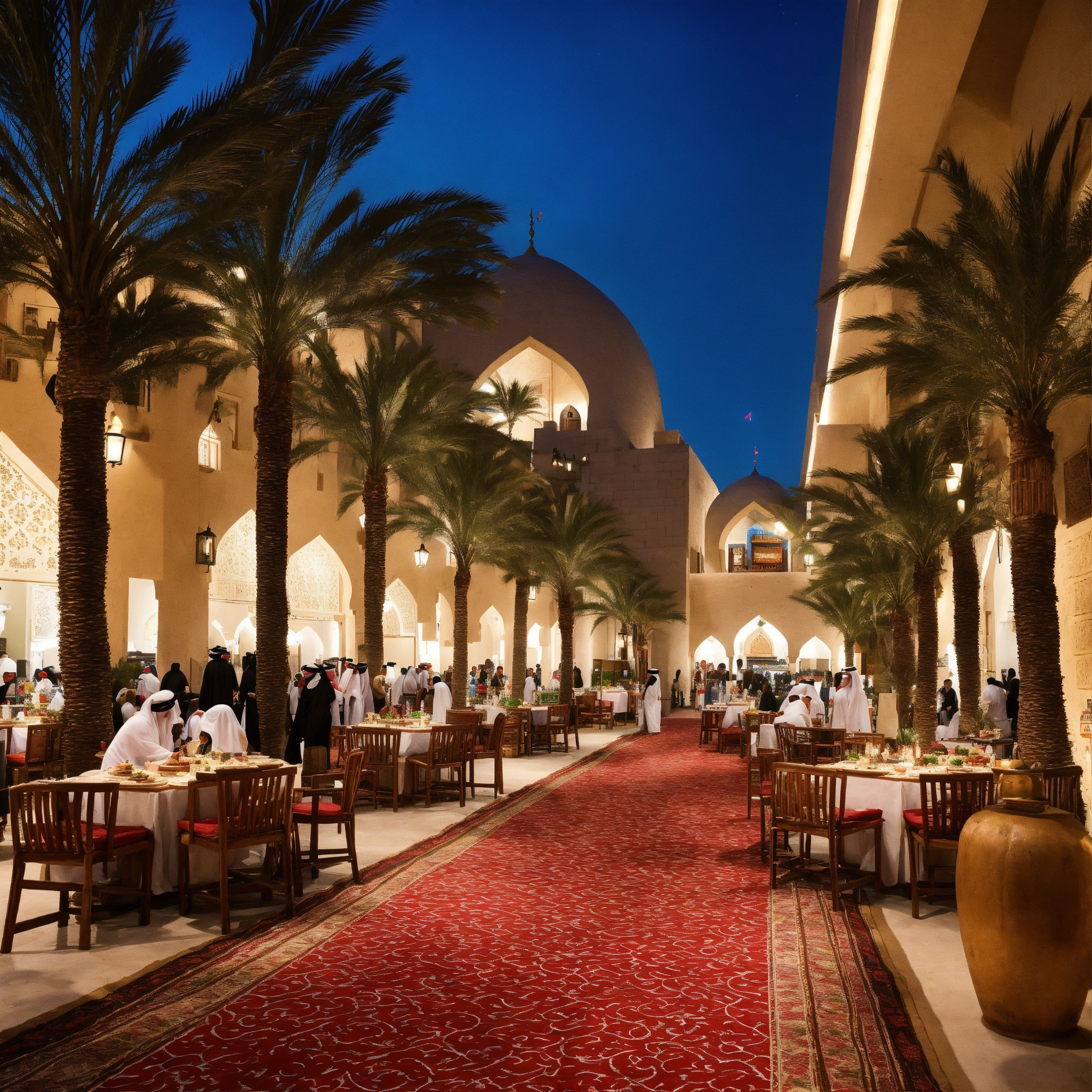 Lexica - Visualize a vibrant scene at the 'Taste of Bahrain' Food ...