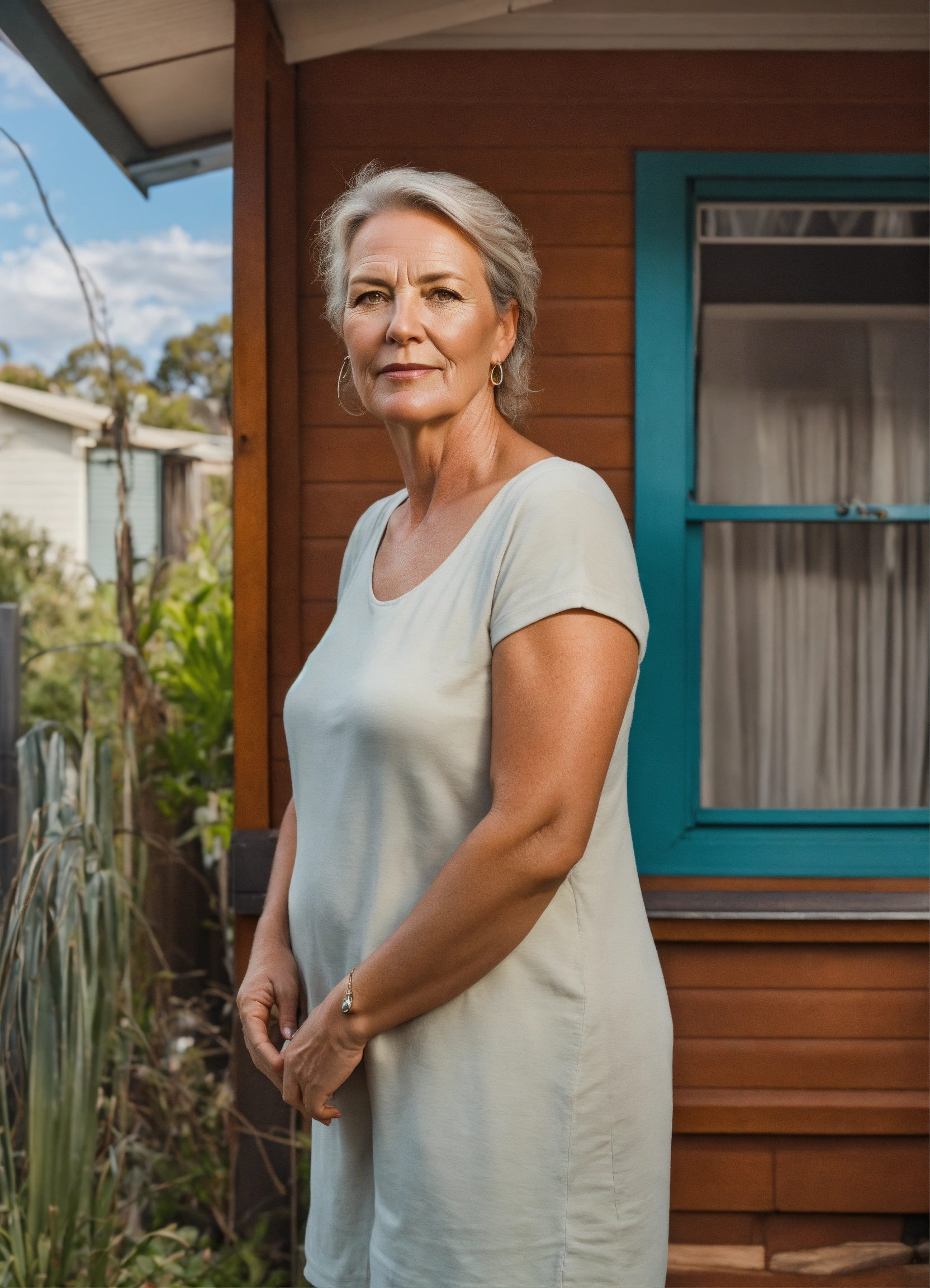 Lexica - Outdoor portrait of a 45-year-old white the average Australian ...