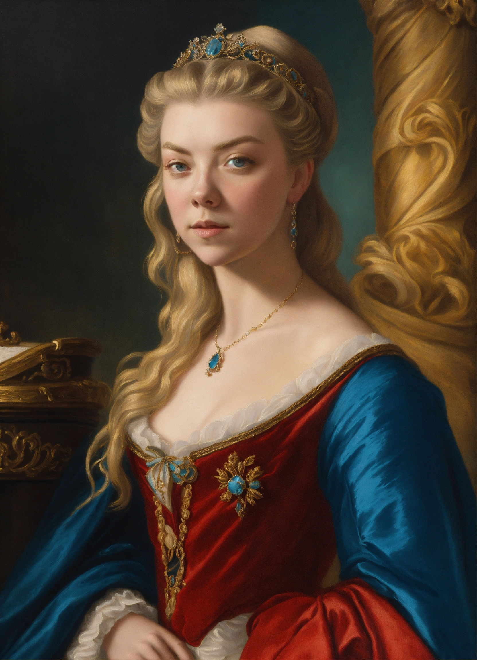 Lexica - An 18th century painting of Natalie Dormer as a young European ...