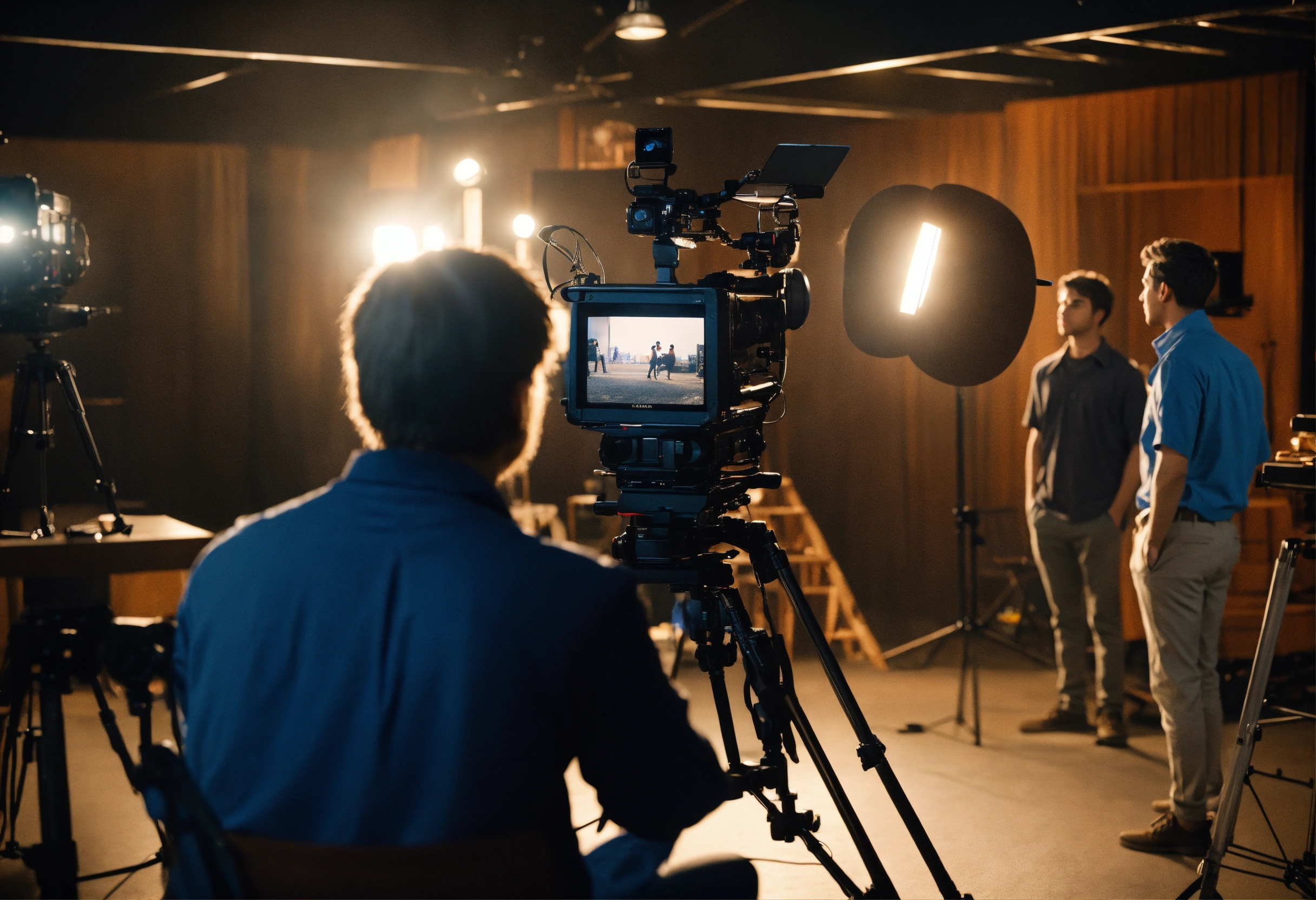 Lexica - The process of directing a film. A young film director on the ...