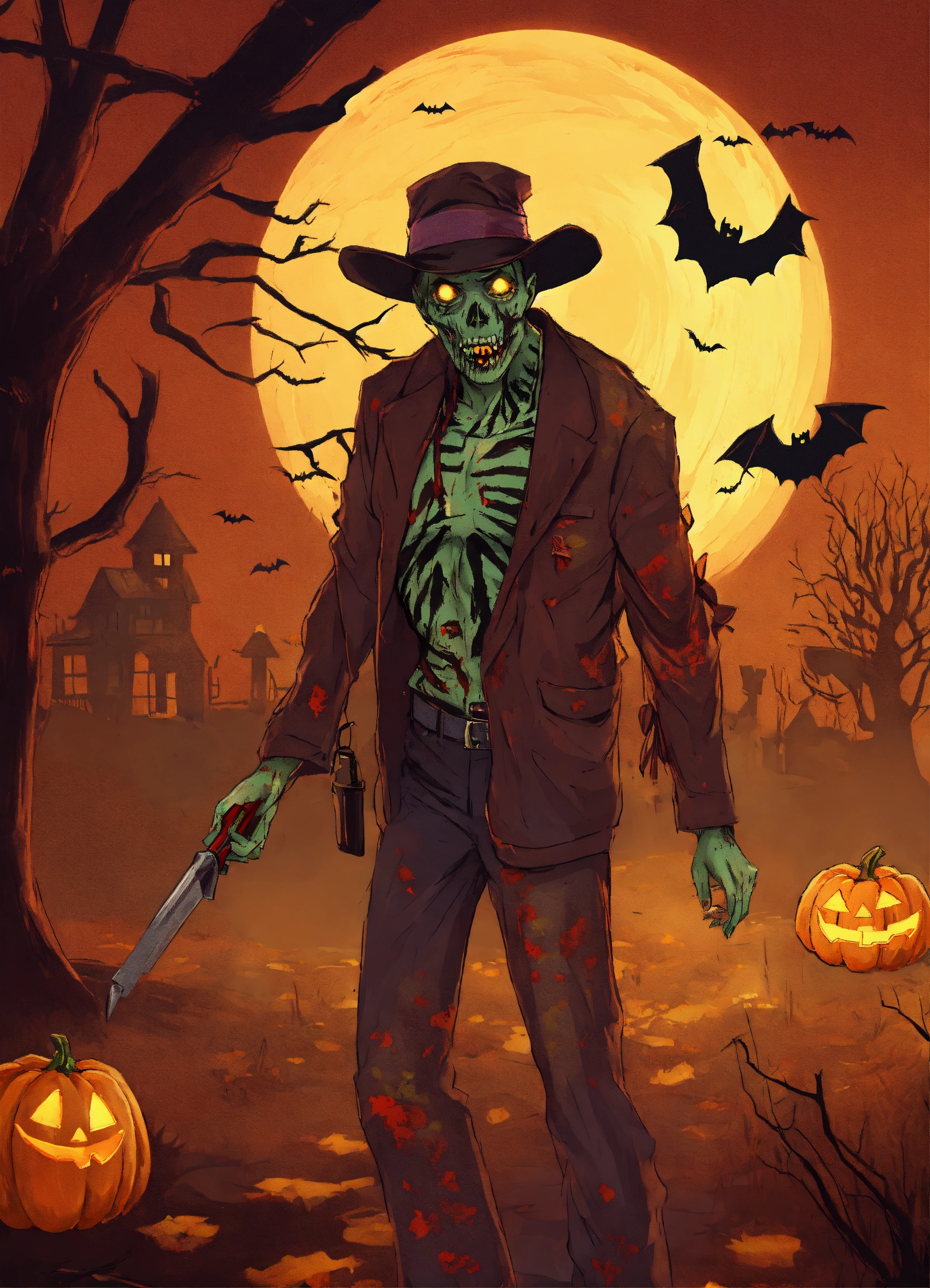 Lexica - Halloween zombie