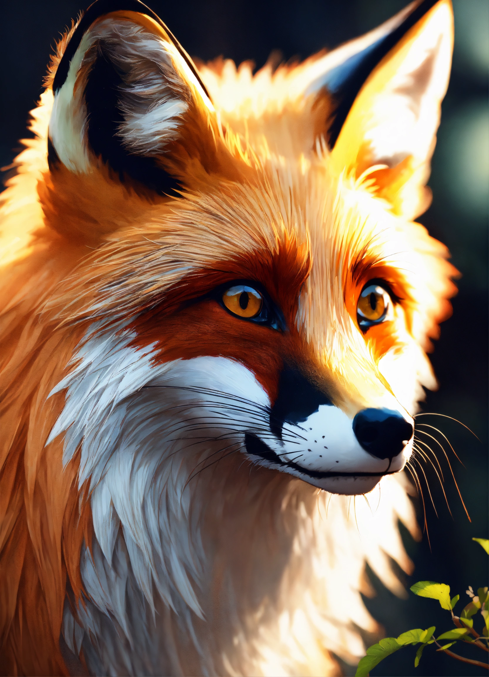 Lexica - Portrait a fox, concept art, intricate detail, highly detailed ...