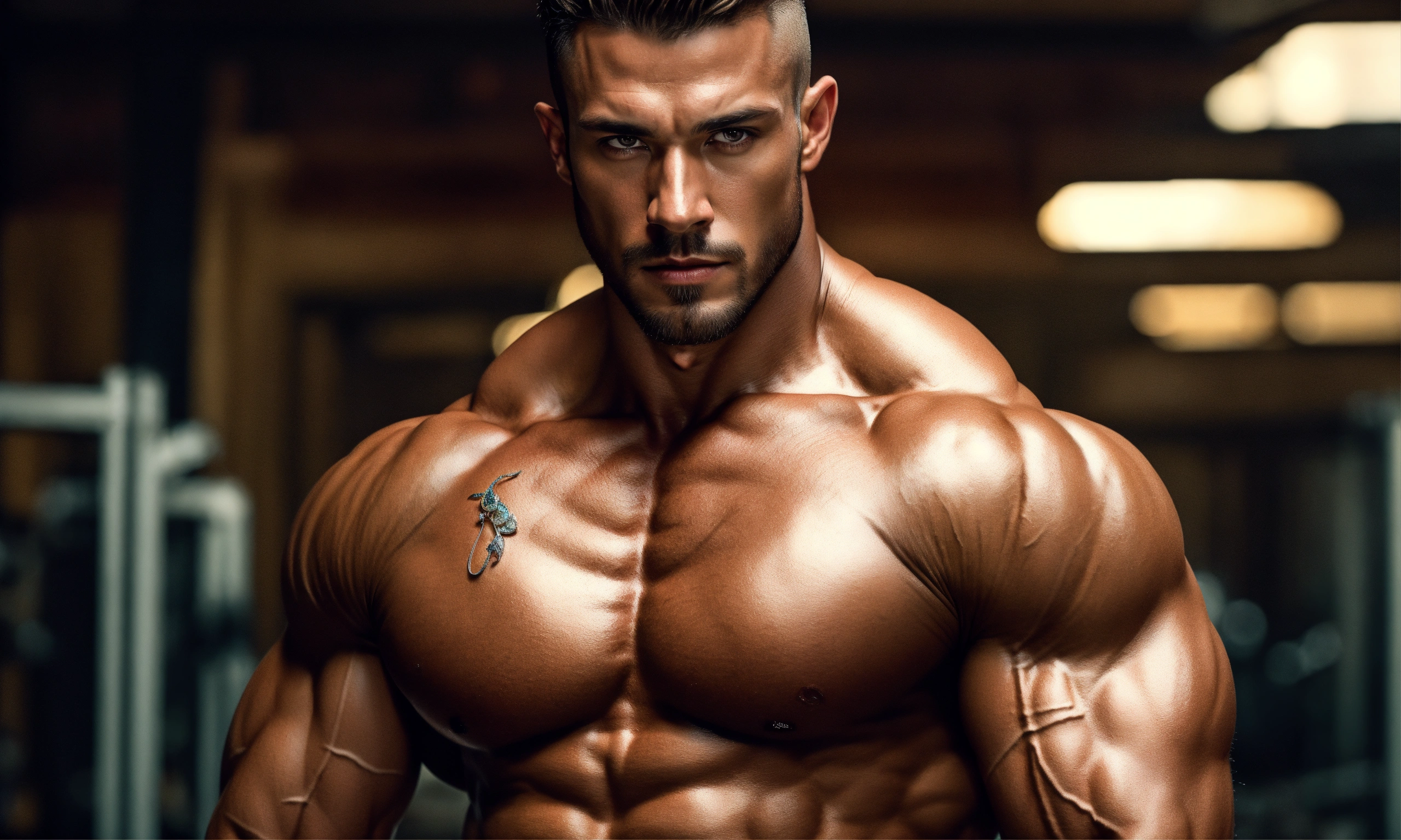 Lexica - Portrait of a stunningly handsome ninja with ,mister Olympia ...