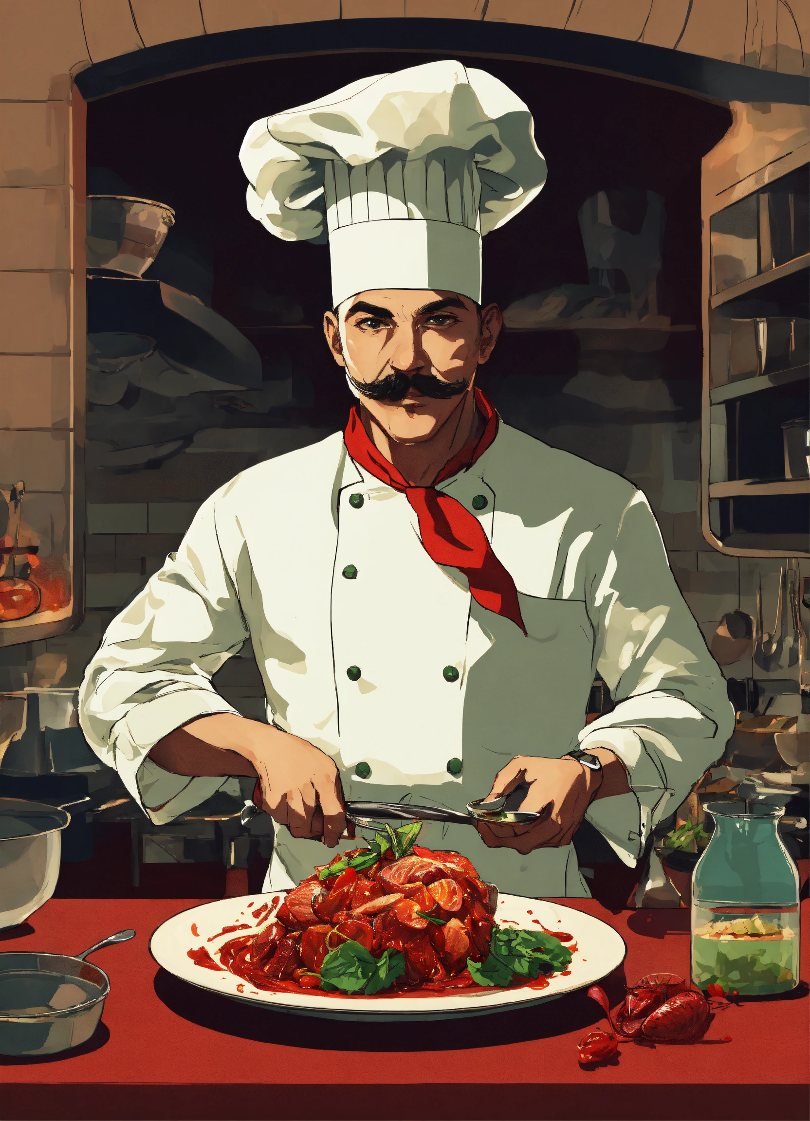 Lexica - A sinister chef with poisonous dish