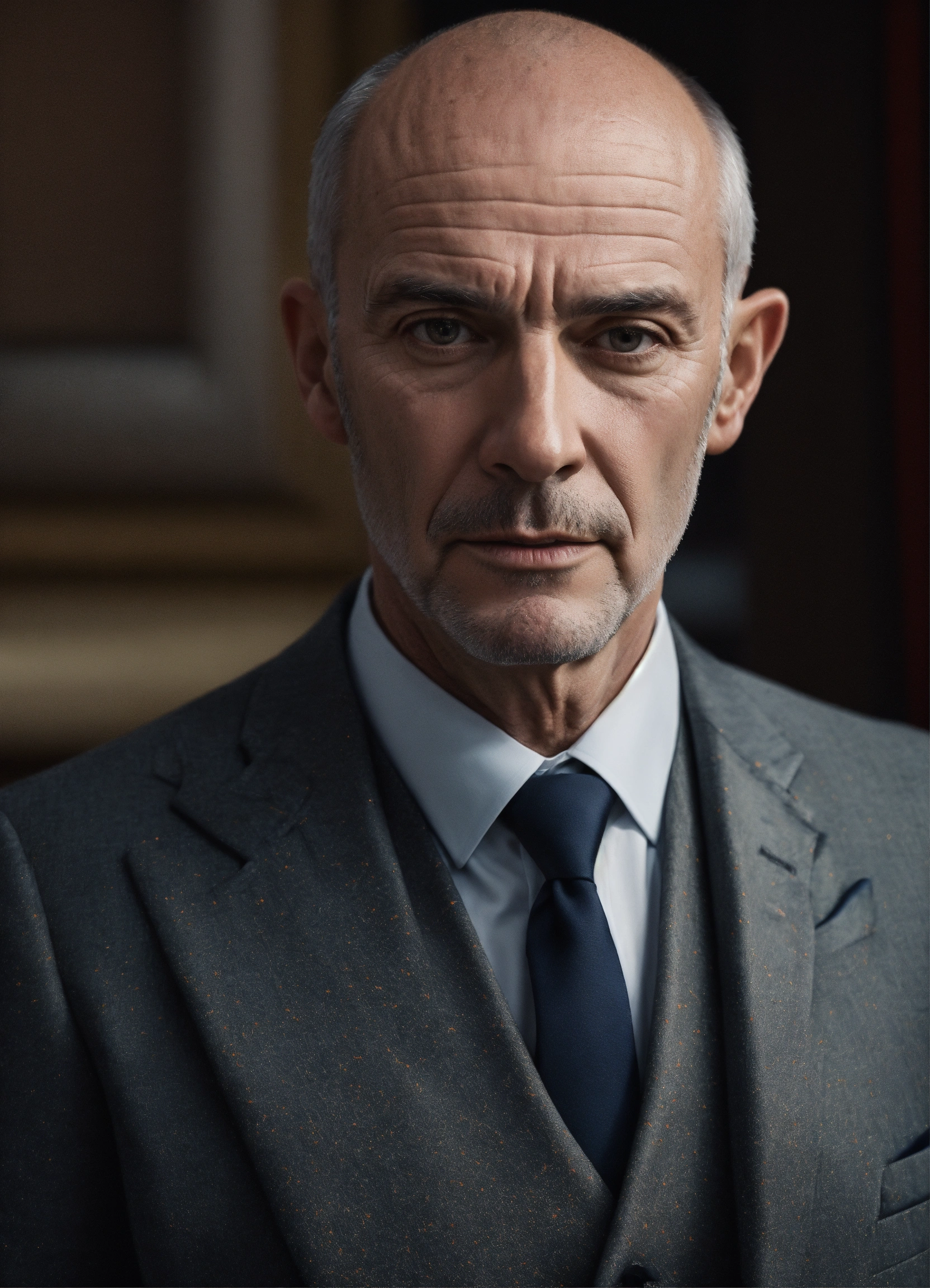 Lexica - A realistic photo of a thin elegant 50-year-old french man ...