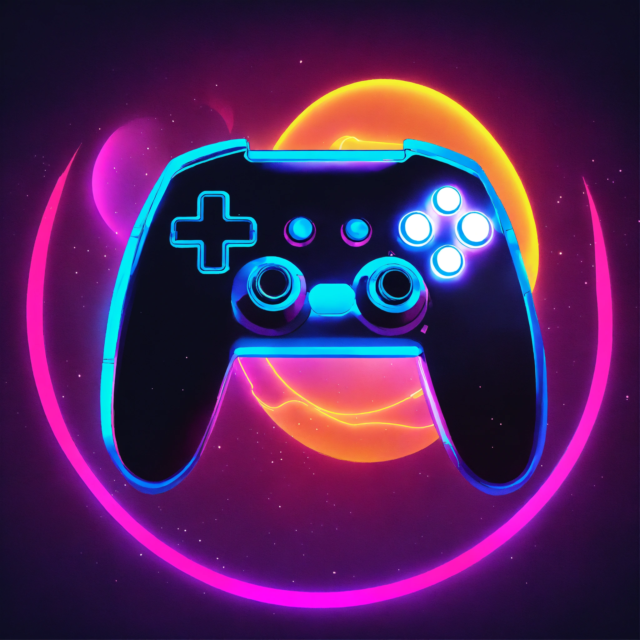 Lexica - Design a single futuristic, neon-colored modern-style gaming ...